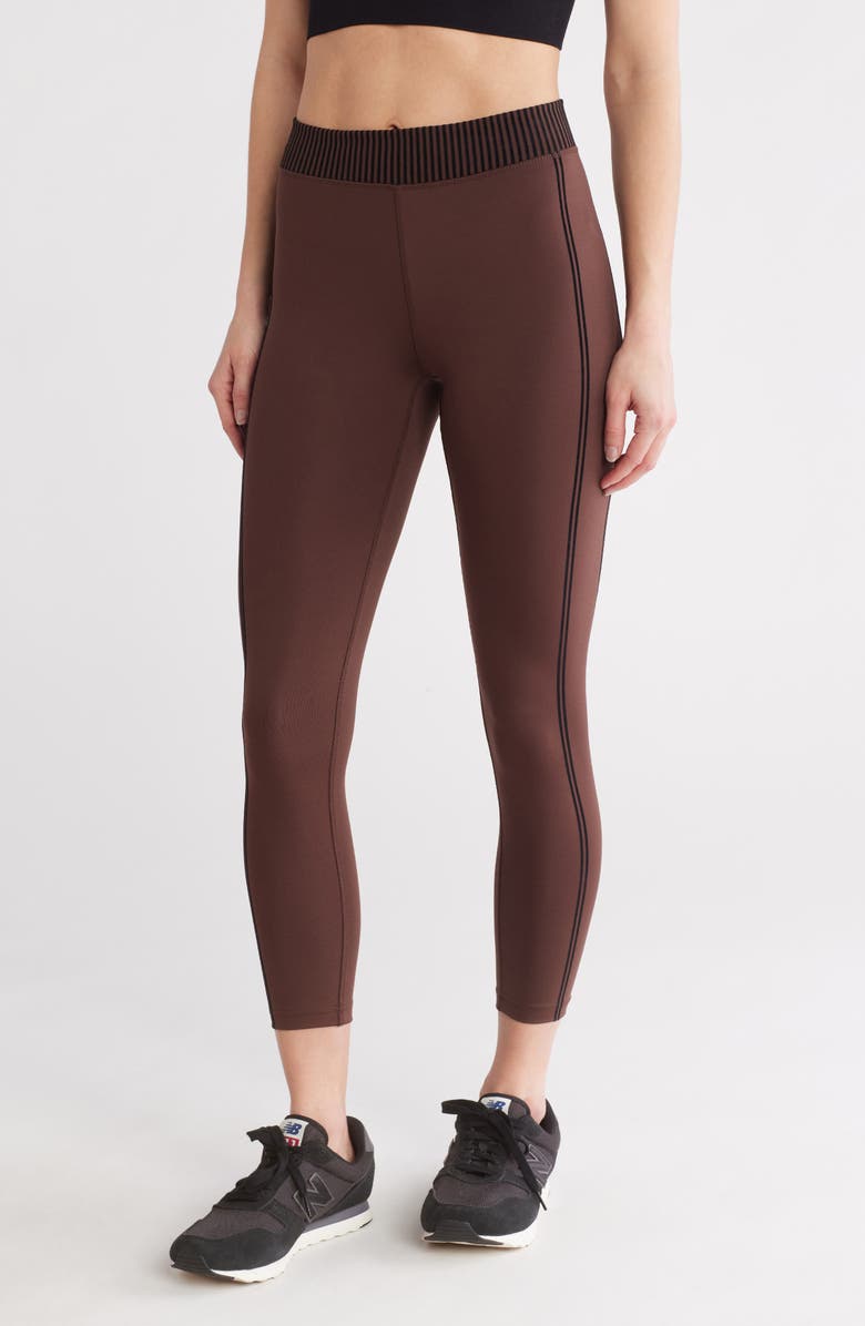 Jessica Simpson Flocked Velvet Stripe Leggings | Nordstromrack