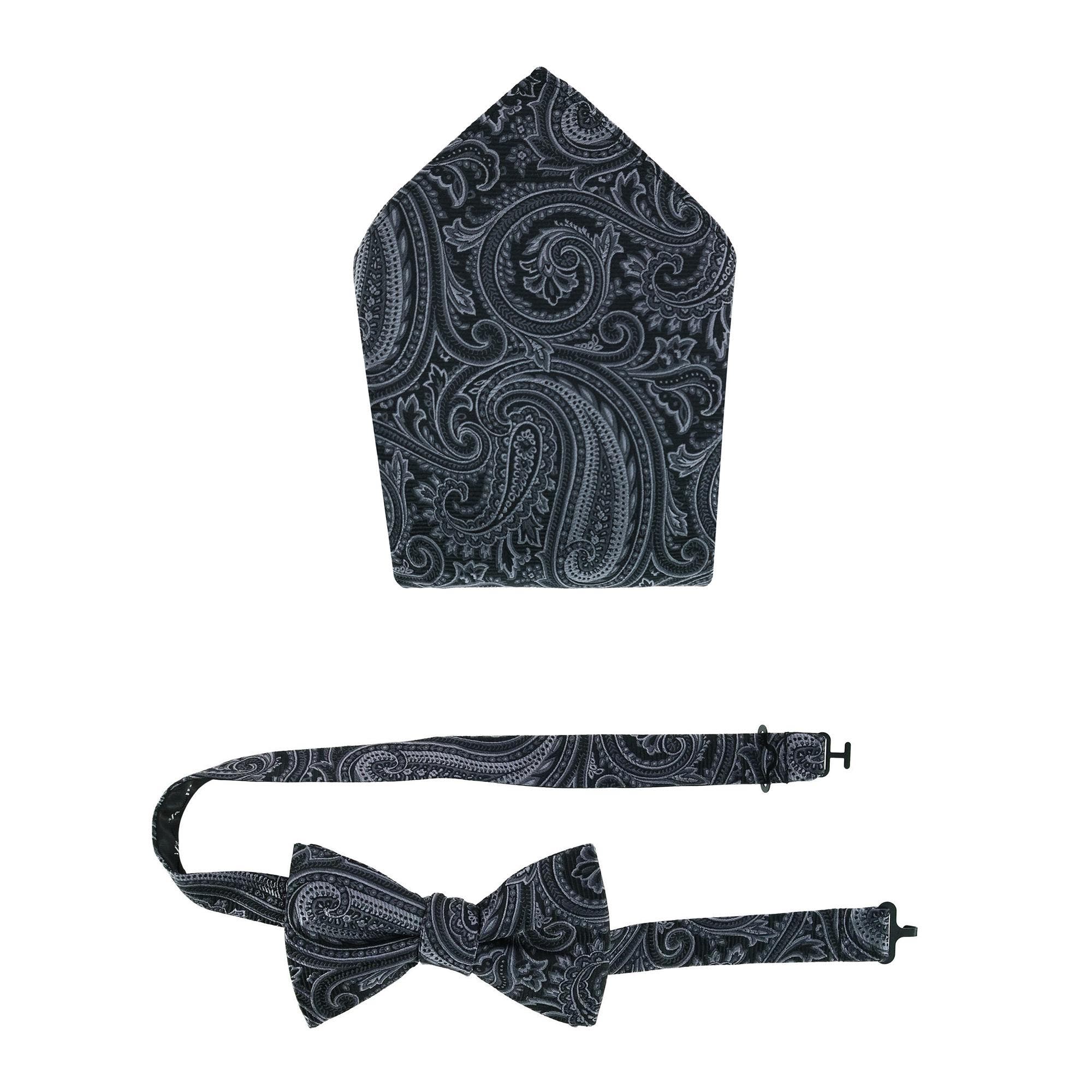 Trafalgar Sobee Paisley Silk Bow Tie & Pocket Square Set | Nordstrom