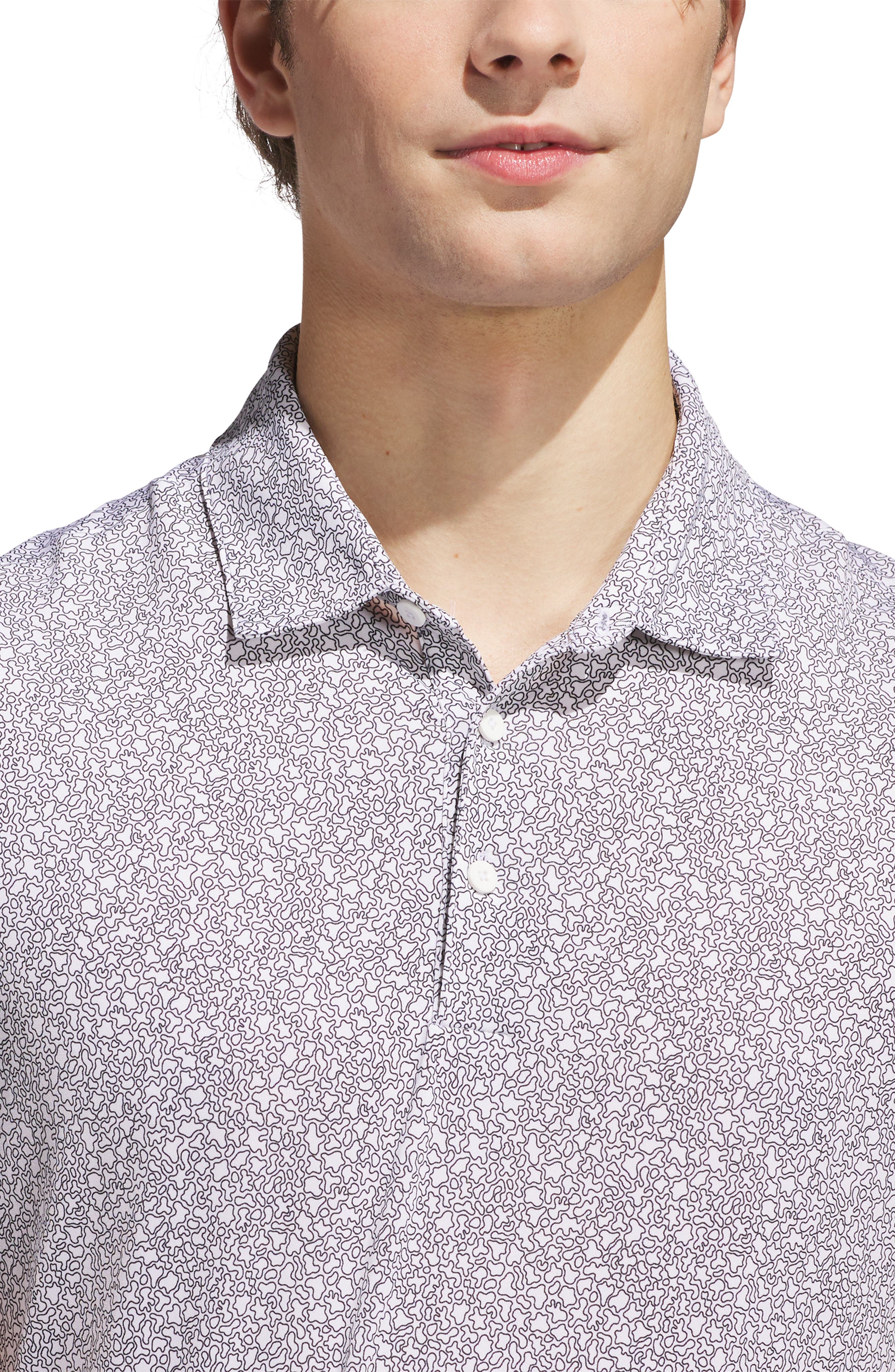 adidas Golf Ultimate Bunker Print Performance Polo | Nordstromrack