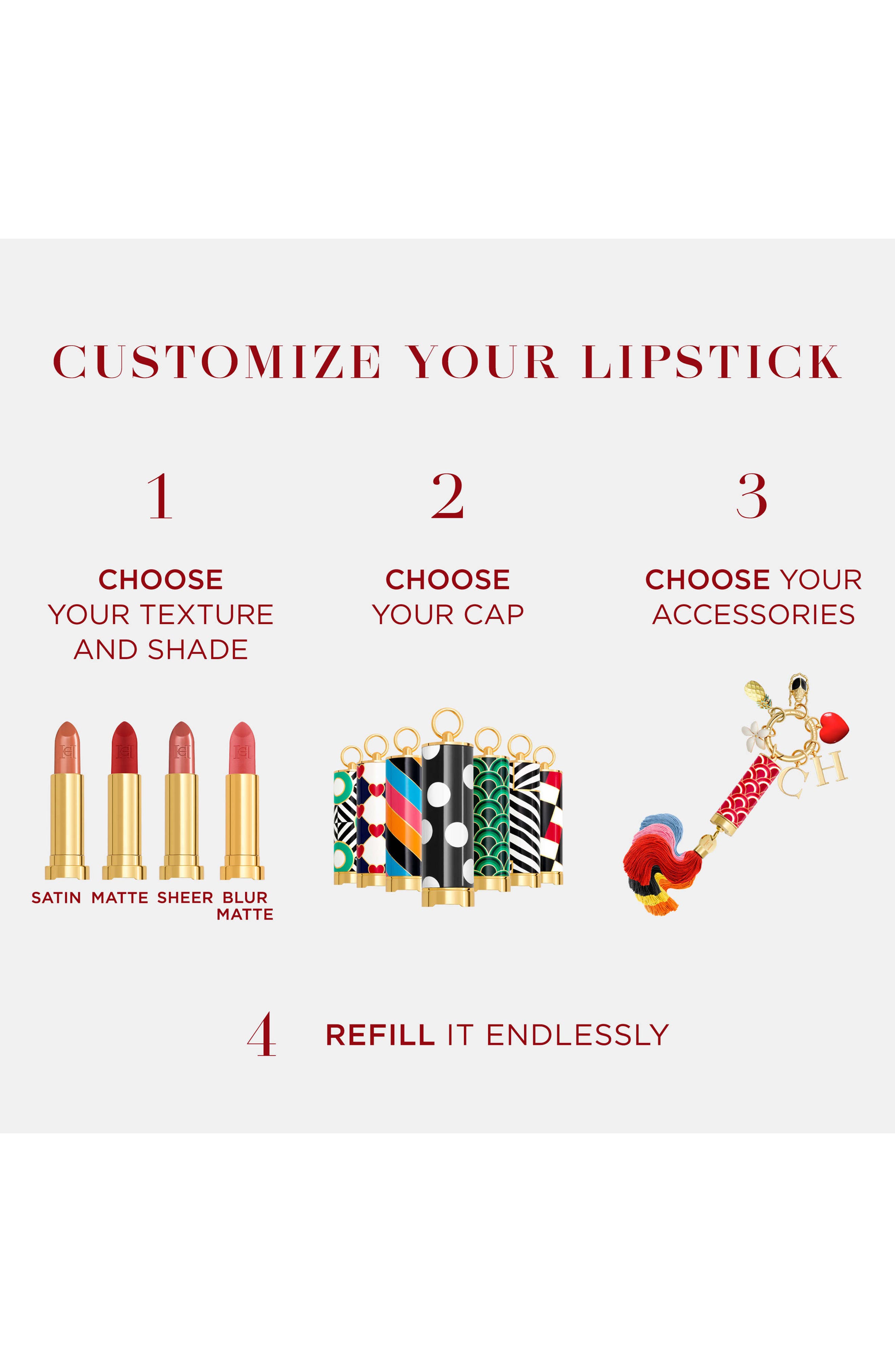 Carolina Herrera Fabulous Kiss Lipstick Cap | Nordstrom