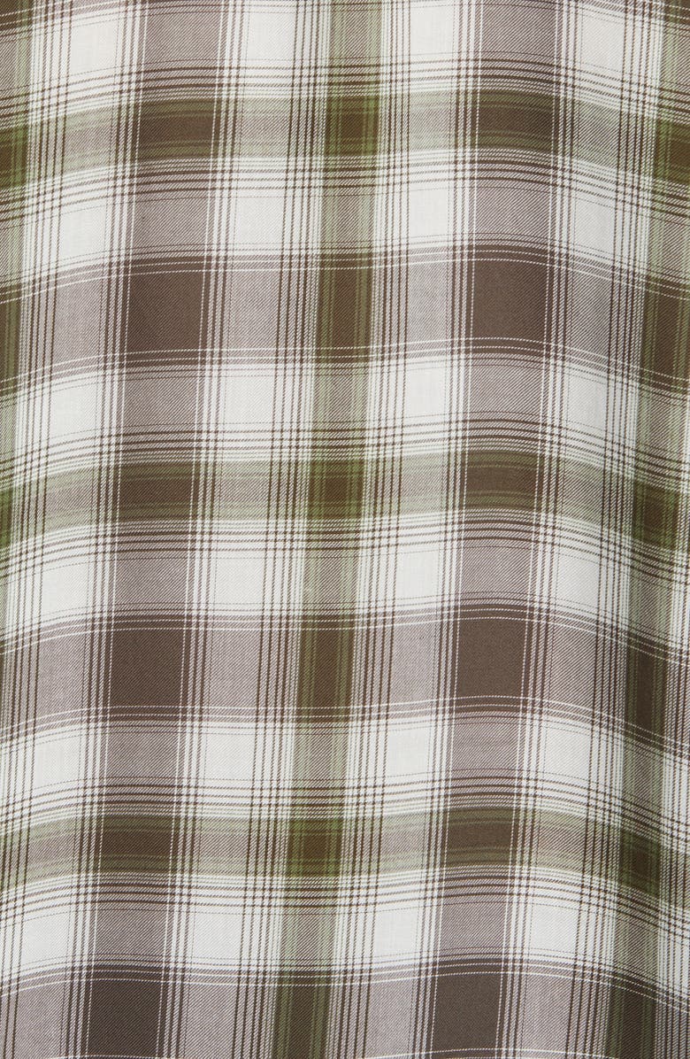 Vince Regular Fit Plaid Twill Button-Up Shirt | Nordstrom