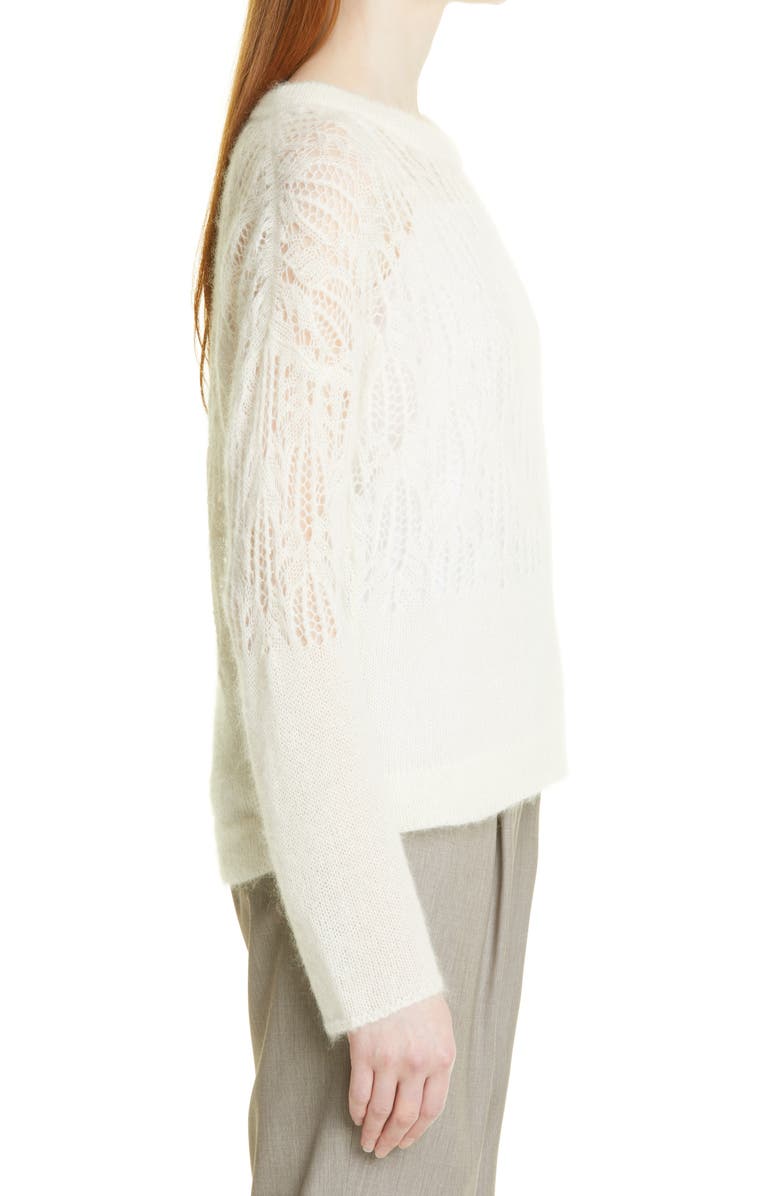 Fabiana Filippi Fabianna Filippi Openwork Mohair & Alpaca Blend Sweater ...