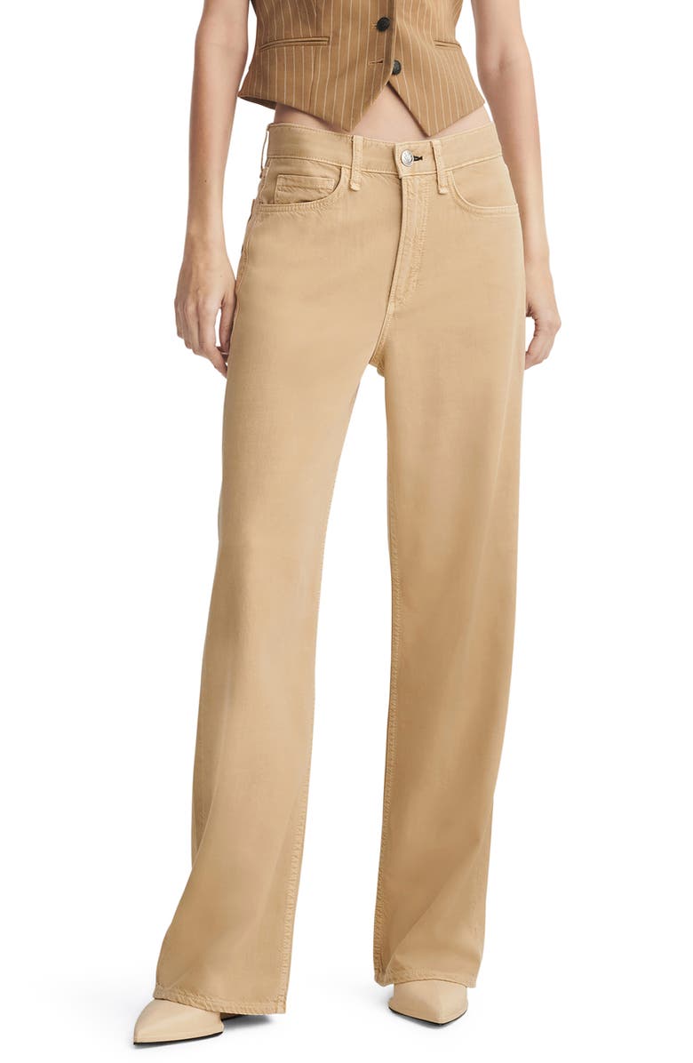 rag & bone Featherweight Logan Wide Leg Jeans | Nordstromrack