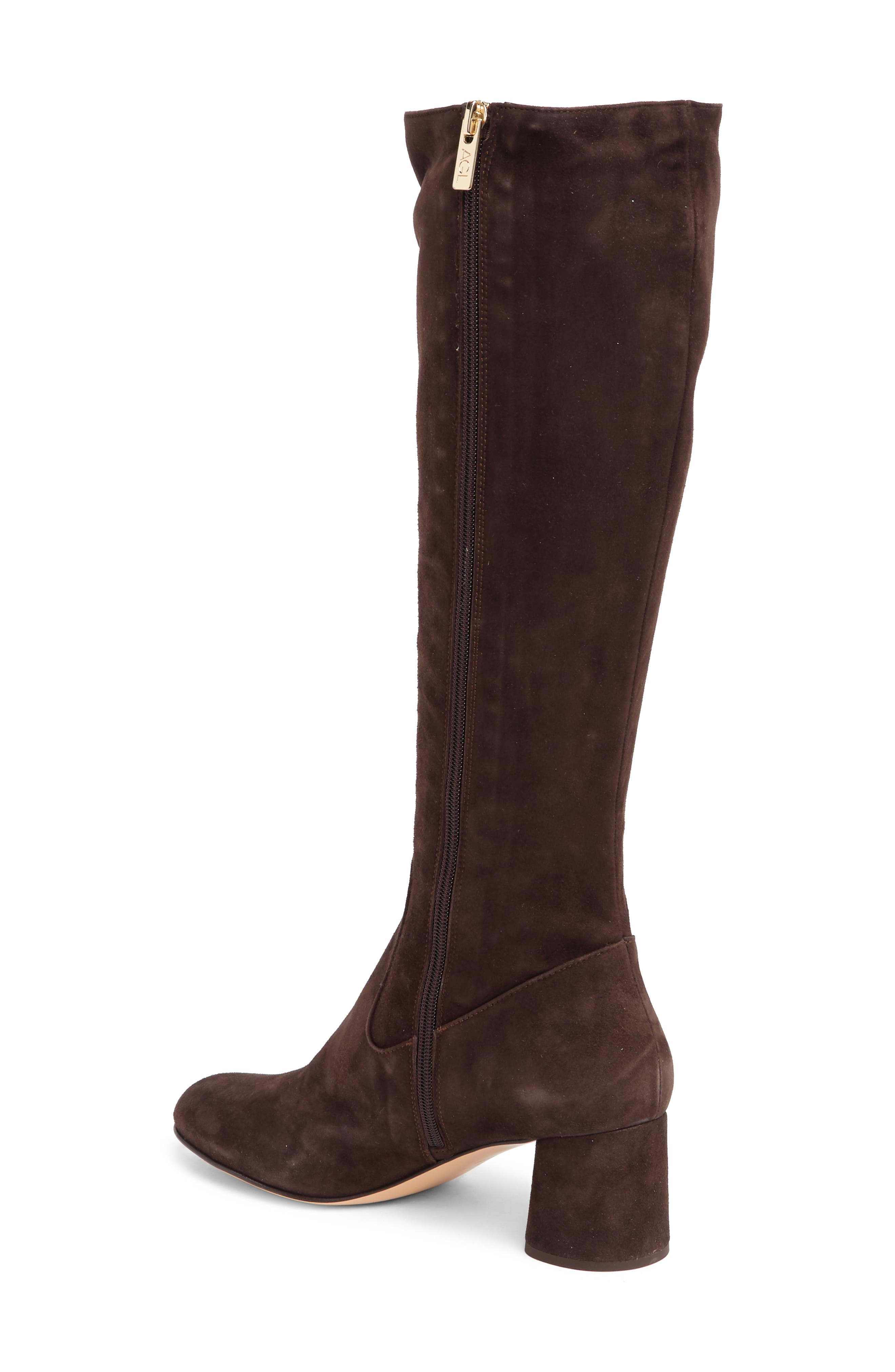 AGL Block Heel Knee High Boot (Women) | Nordstromrack