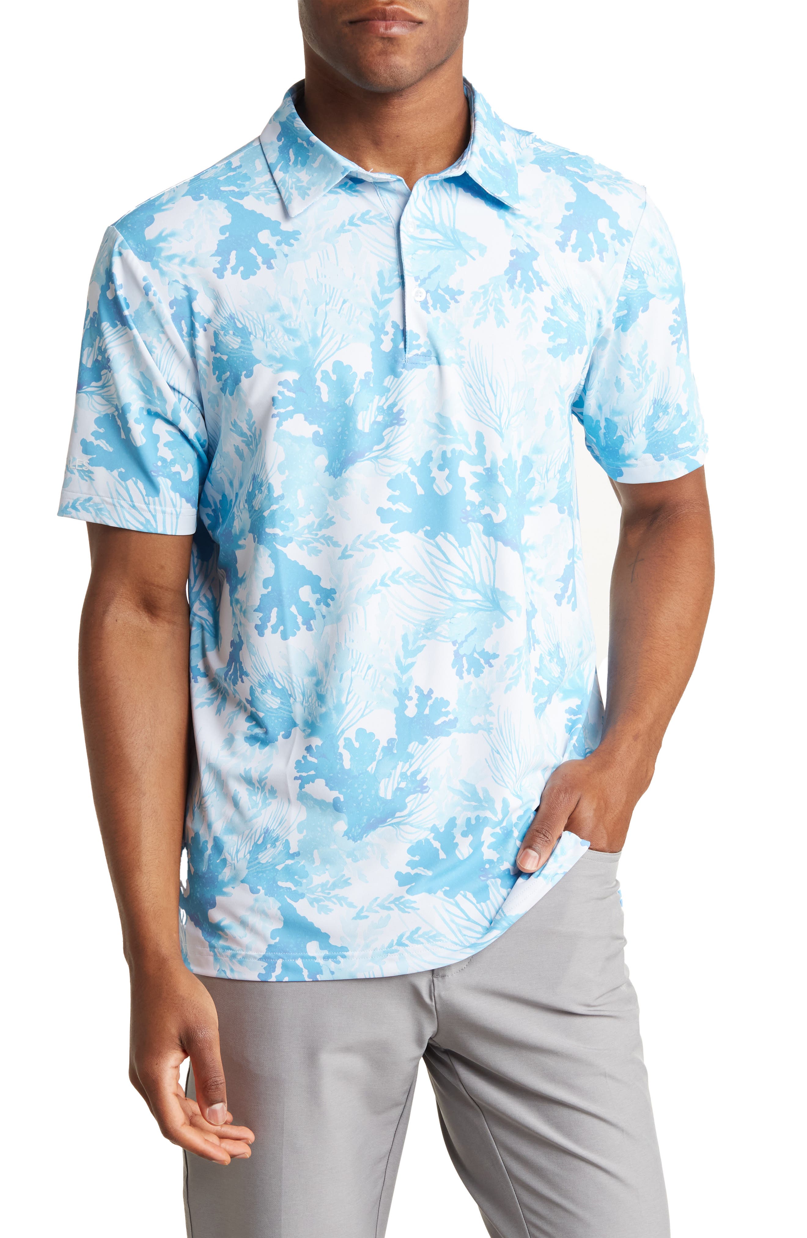 Scales Gear Coral Tropics Polo | Nordstromrack