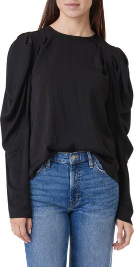 Habitual Puff Shoulder Drape Top | Nordstrom