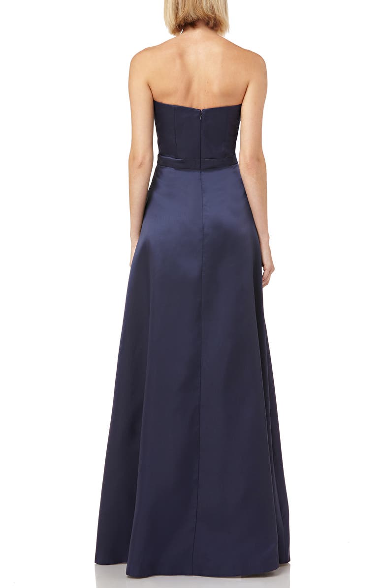 Kay Unger 3D Appliqué Strapless Mikado Gown | Nordstromrack