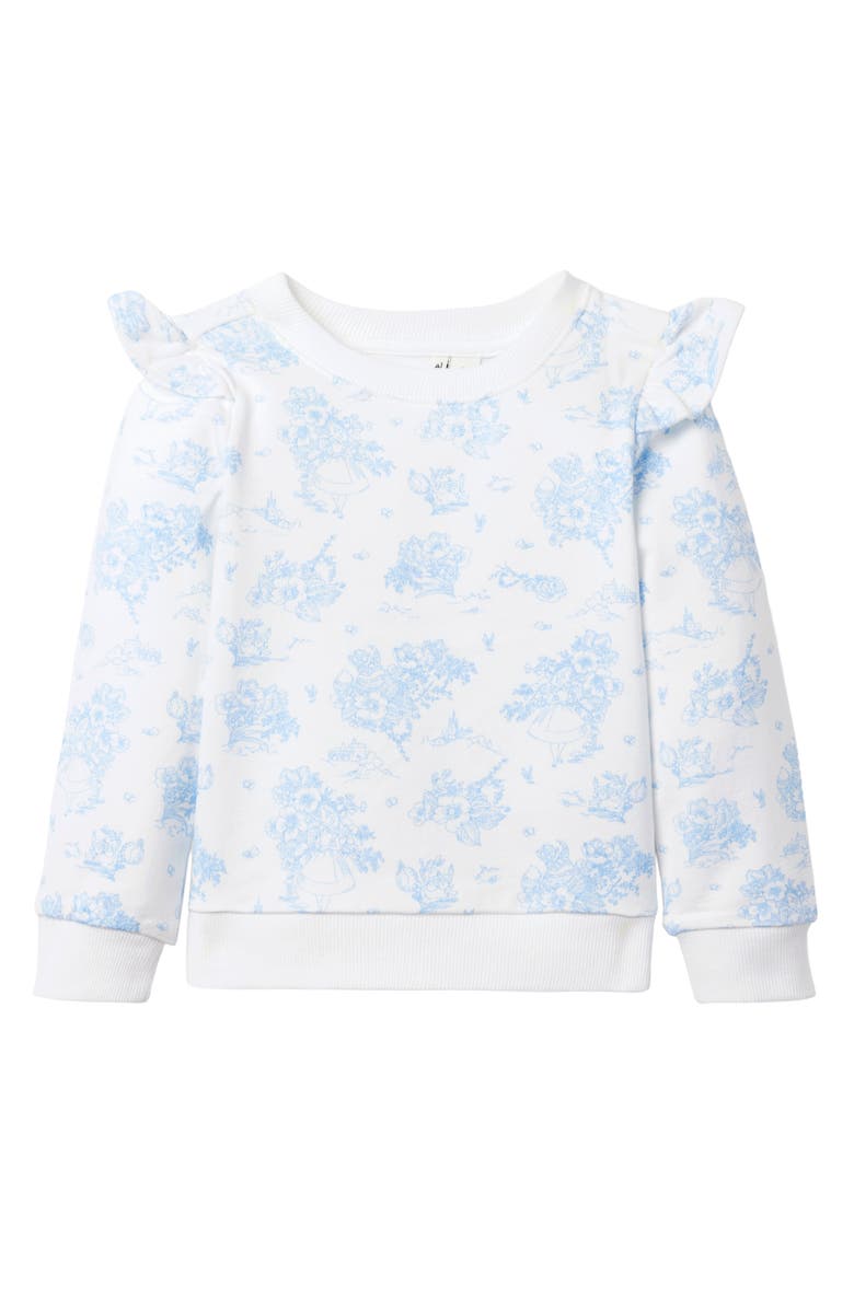 Janie and Jack x Disney Kids' 'Alice in Wonderland' Ruffle French Terry ...