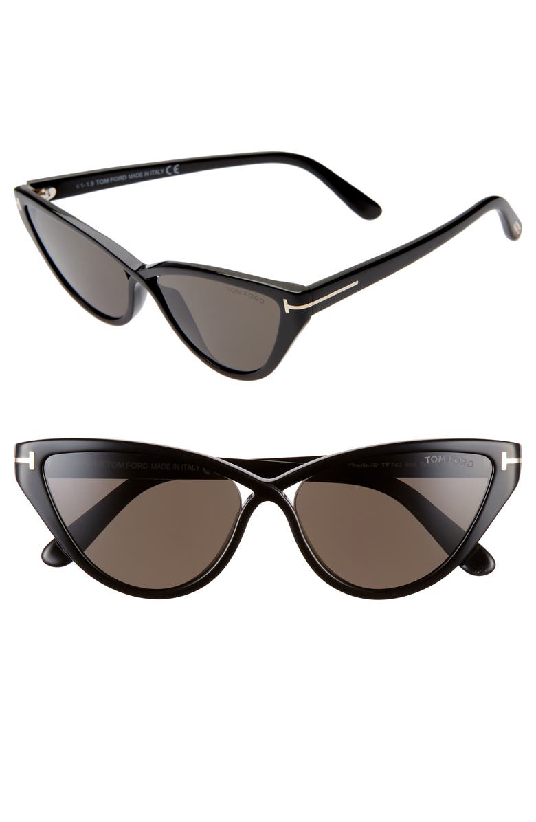 TOM FORD Charlie 56mm Cat Eye Sunglasses | Nordstromrack