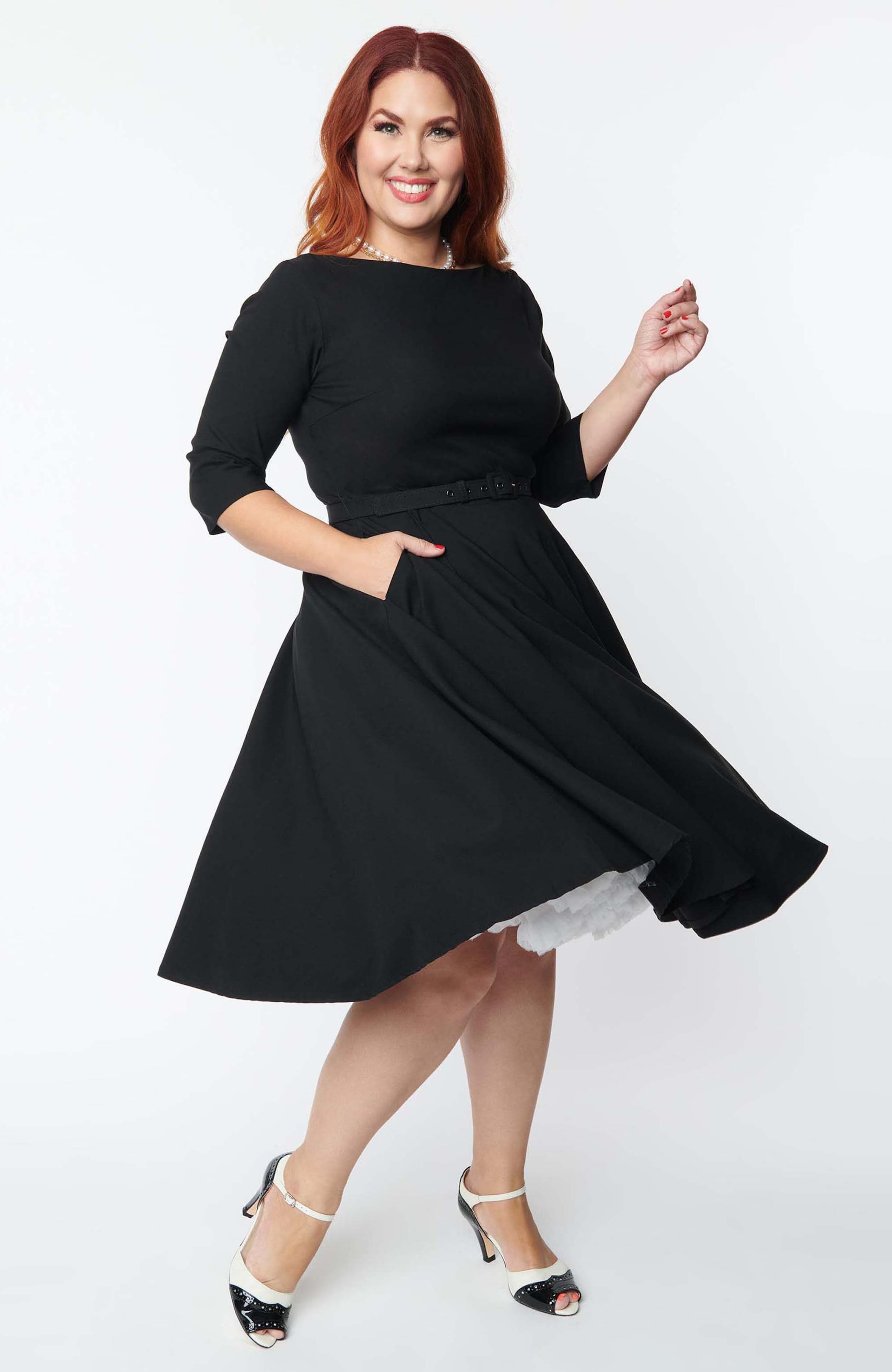 Unique Vintage Plus Size Devon Swing Dress | Nordstrom