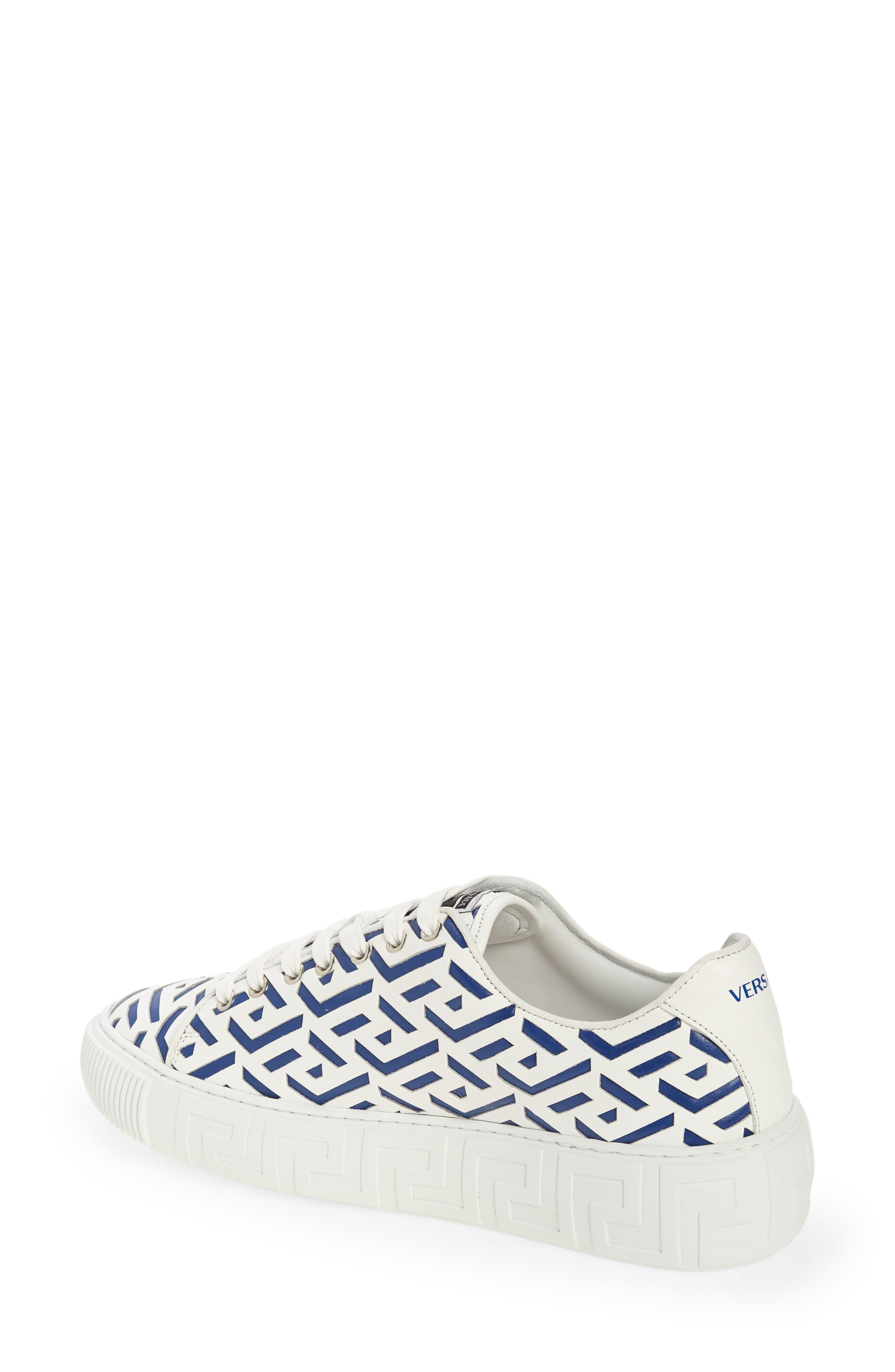 Versace La Greca Cutout Sneaker (Men) | Nordstrom