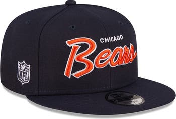 New Era Men's New Era Navy Chicago Bears Script 9FIFTY Snapback Hat ...
