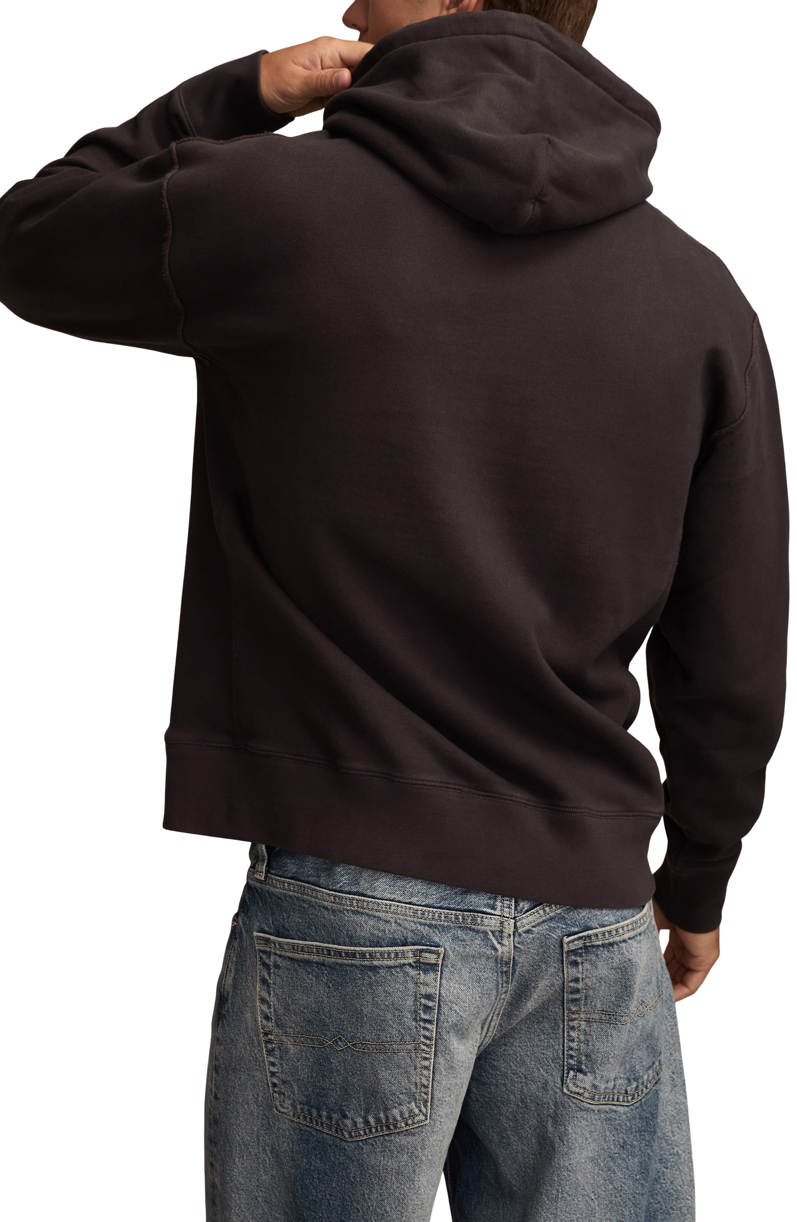 Lucky Brand Arch Logo Appliqué Hoodie | Nordstrom