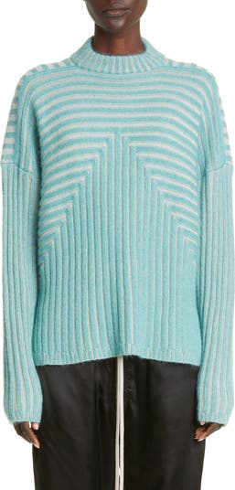 Rick Owens Stripe Wool & Mohair Blend Sweater | Nordstrom