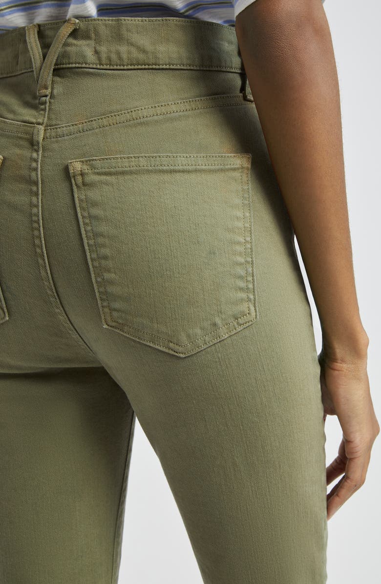 Veronica Beard Carson Release Hem High Waist Ankle Flare Jeans ...