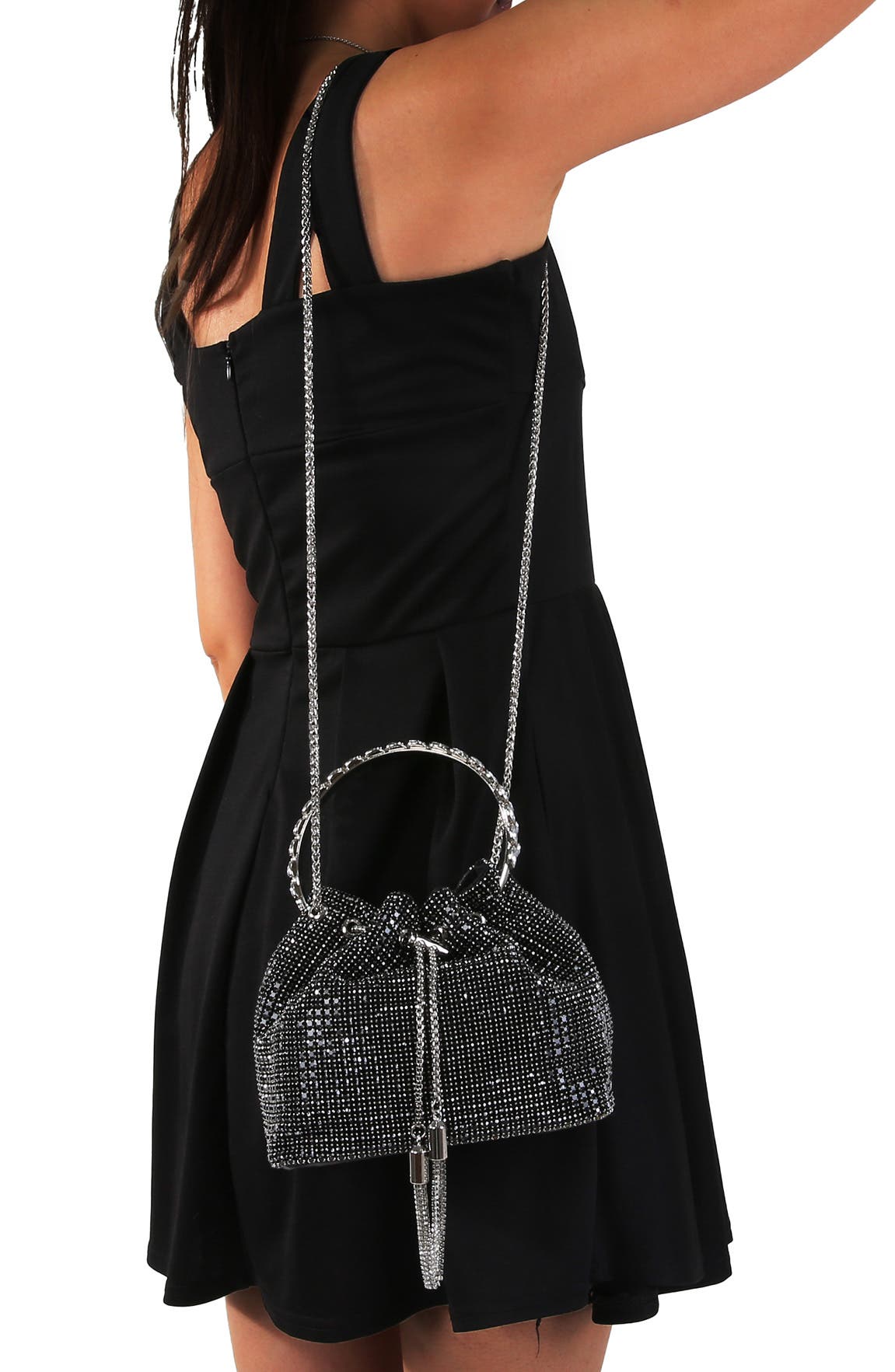 BERNESS Rhinestone Ring Handle Bag | Nordstromrack