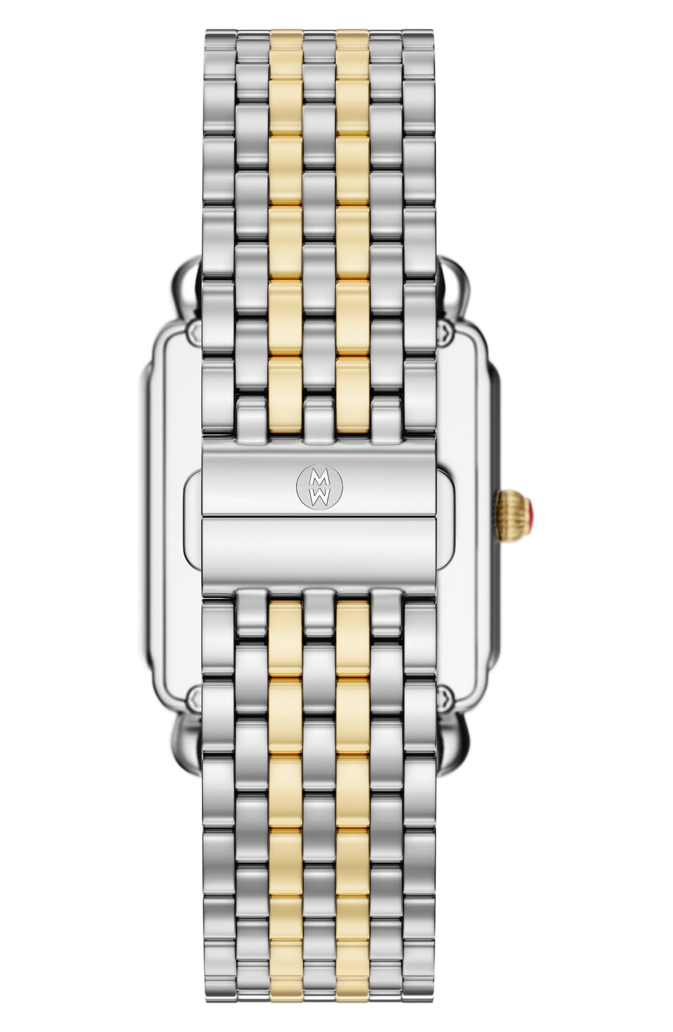 MICHELE Deco II Two-Tone Diamond Bracelet Watch, 32mm | Nordstromrack