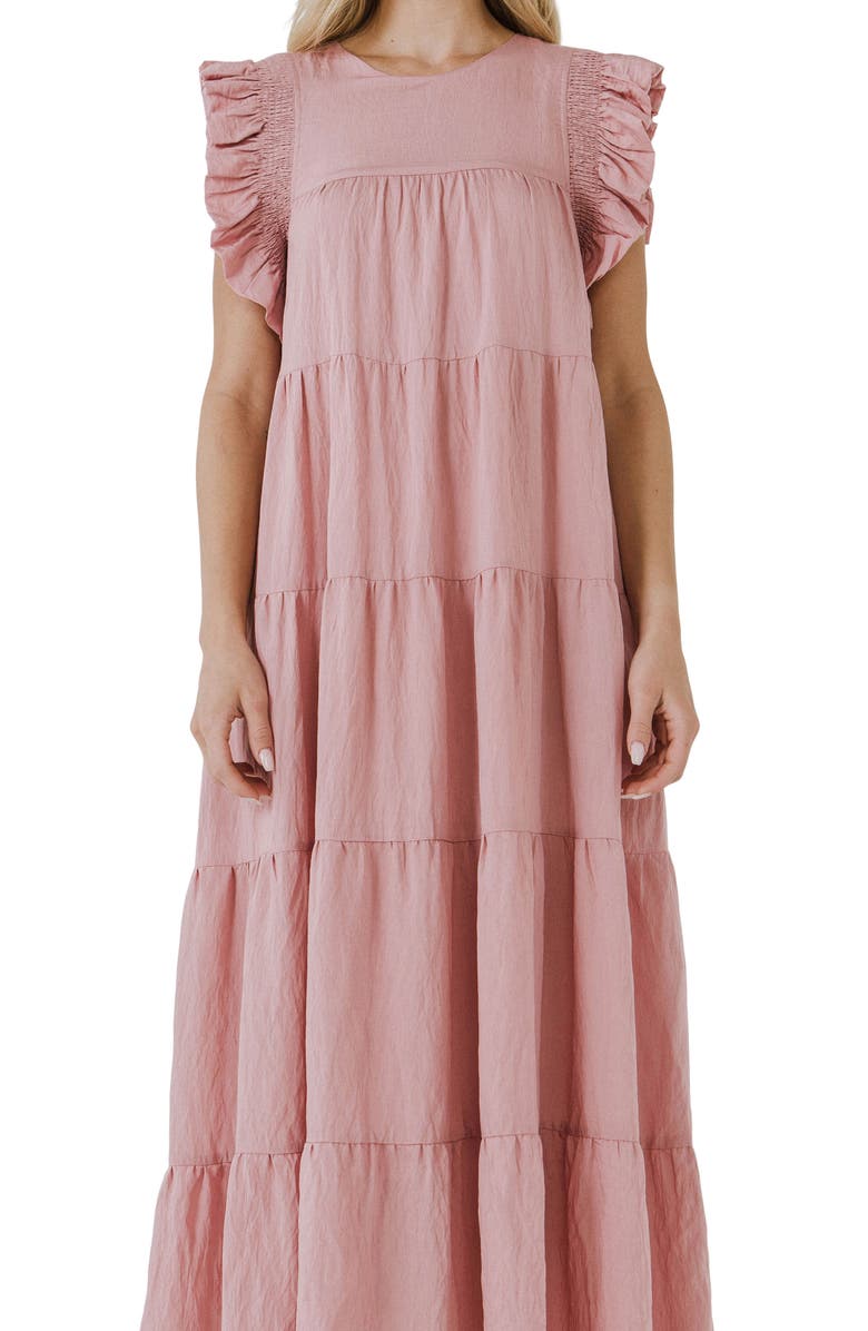 Free the Roses Tiered Ruffle Maxi Dress | Nordstrom