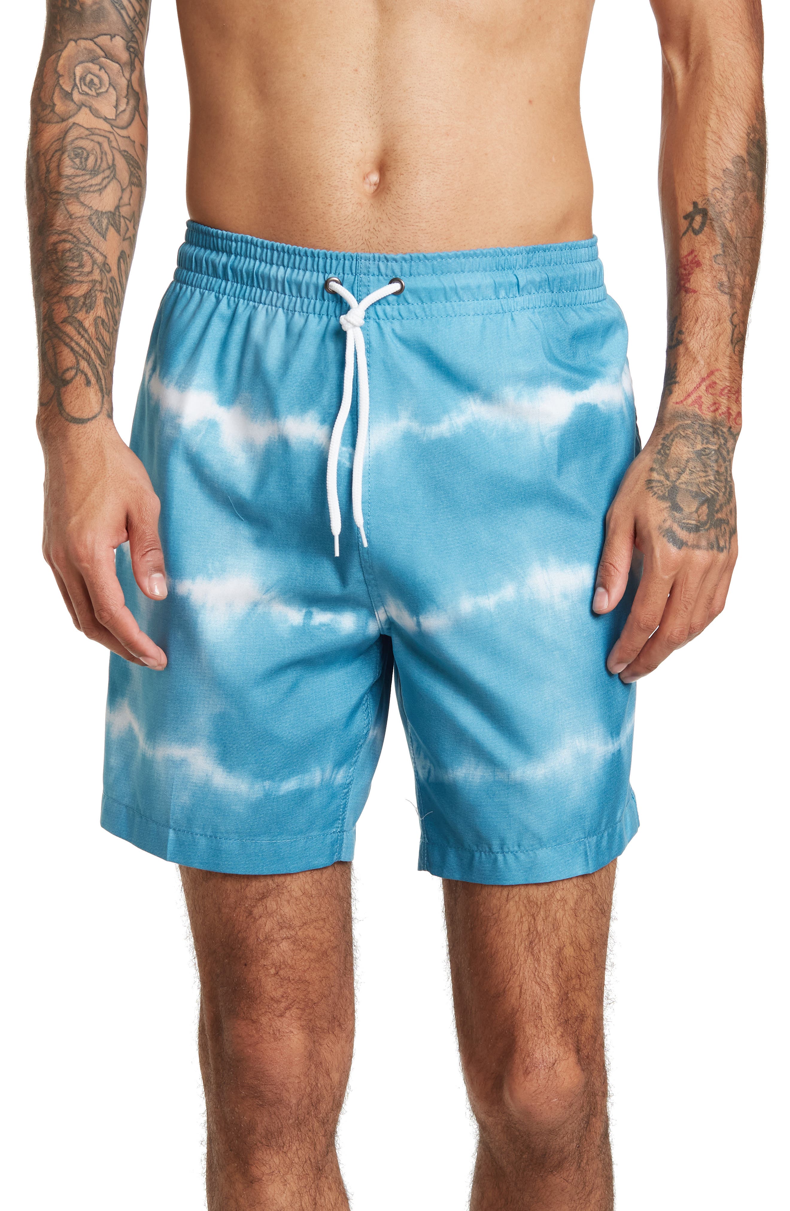 Trunks Surf & Swim Co. TRUNKS SURF AND SWIM CO Sano Printed Swim Trunks ...