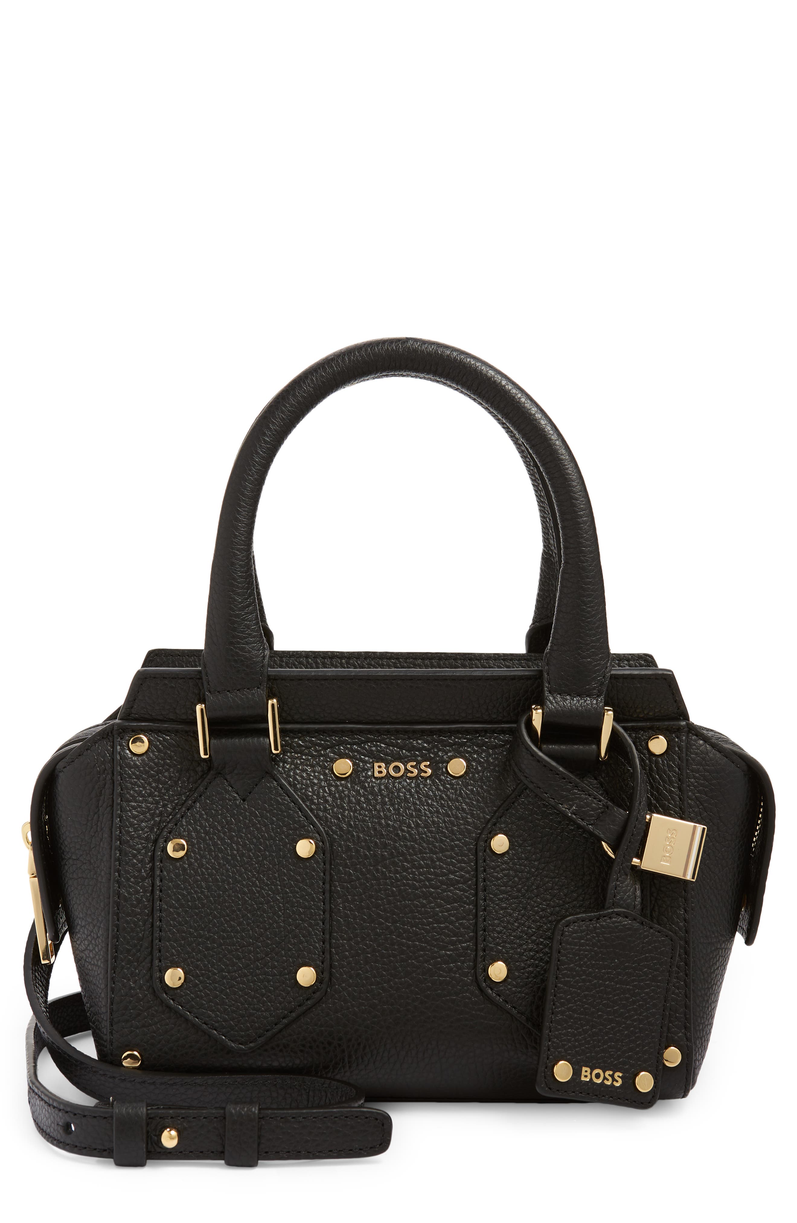 BOSS Mini Ivy Leather Satchel | Nordstrom
