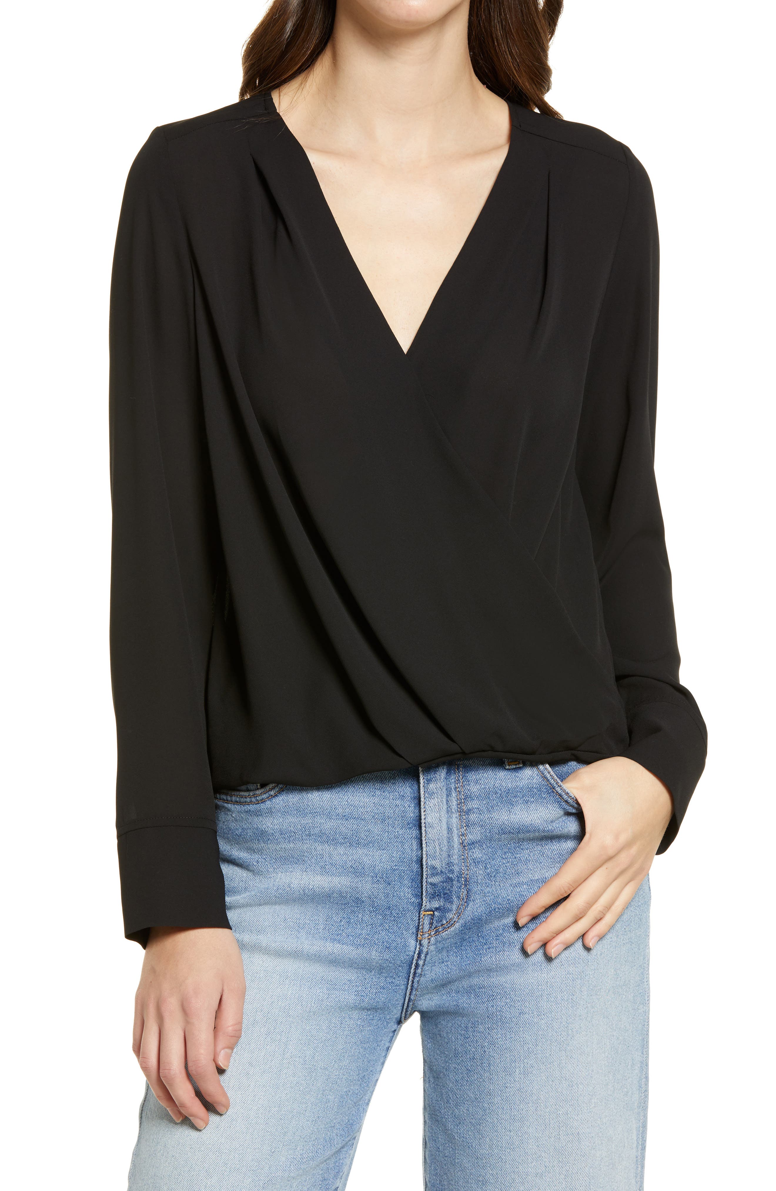 Halogen® Cross Front Blouse | Nordstromrack