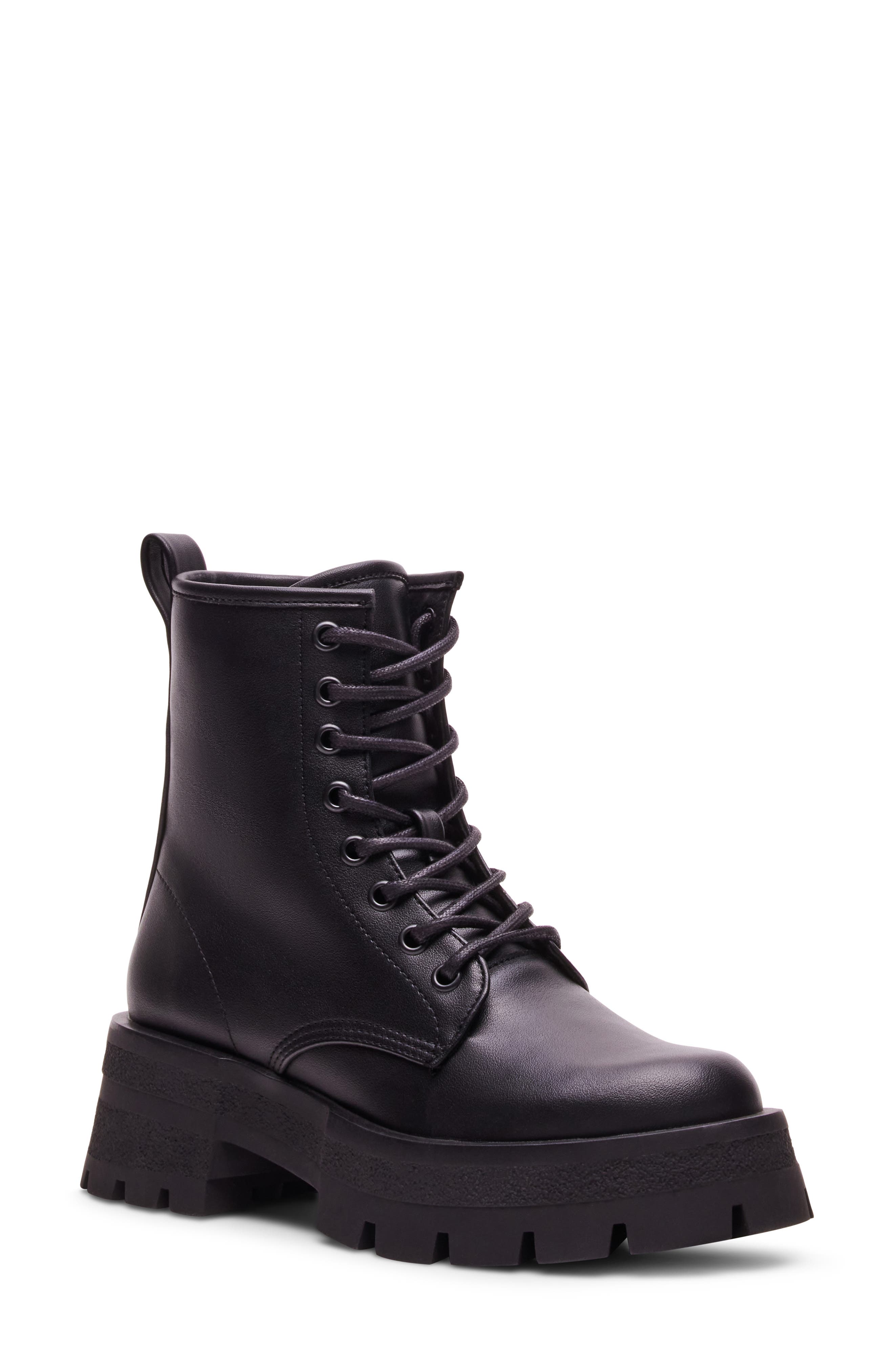 Steve Madden Rascal Lug Sole Combat Boot (Women) | Nordstromrack