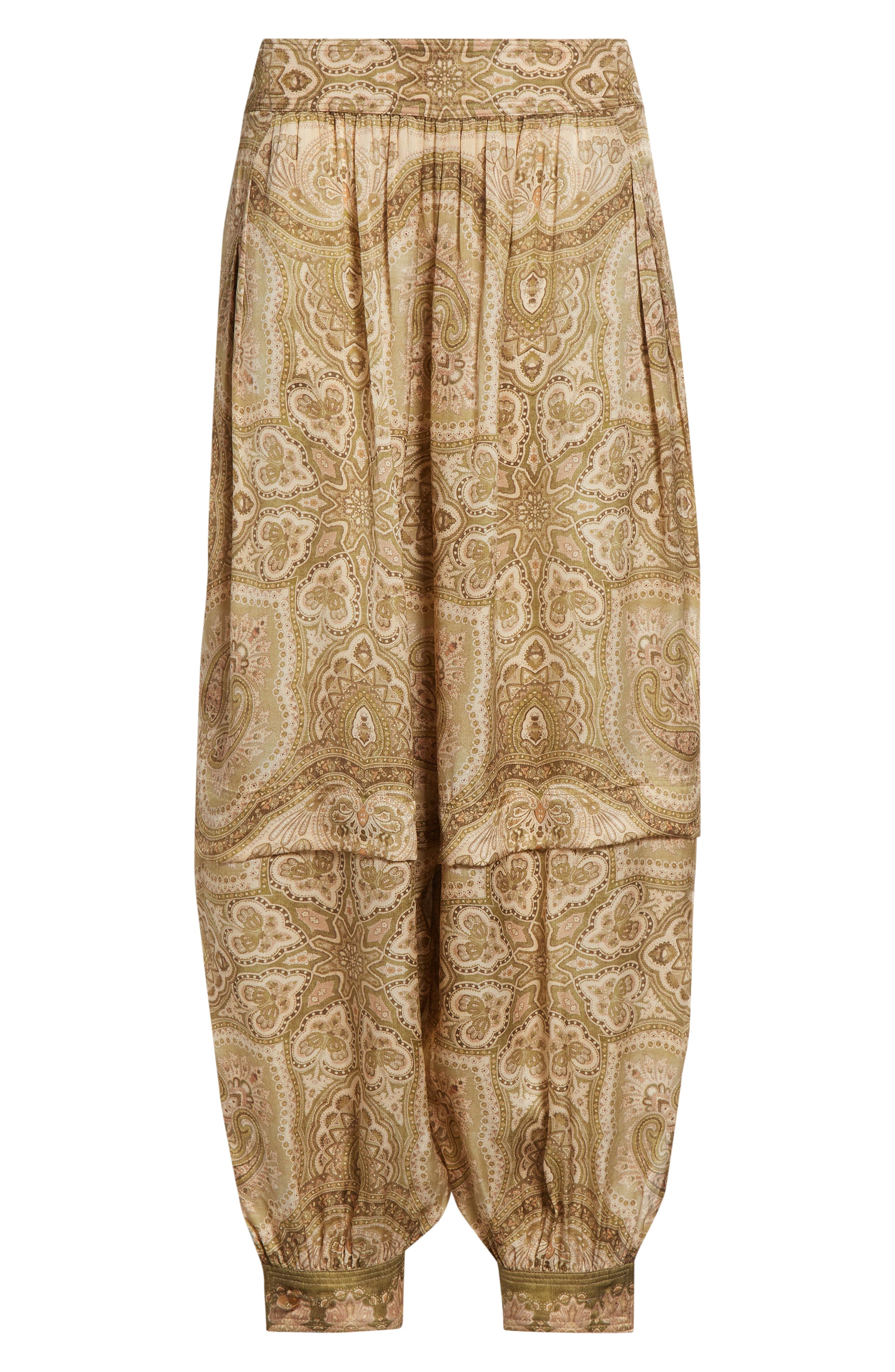Zimmermann Kindred Spirit Luna Silk Satin Harem Pants | Nordstrom