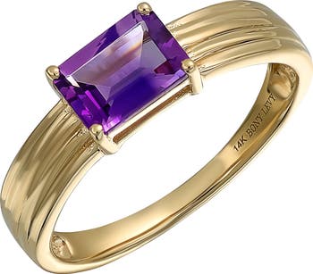 Bony Levy 14K Gold Amethyst Ring | Nordstrom