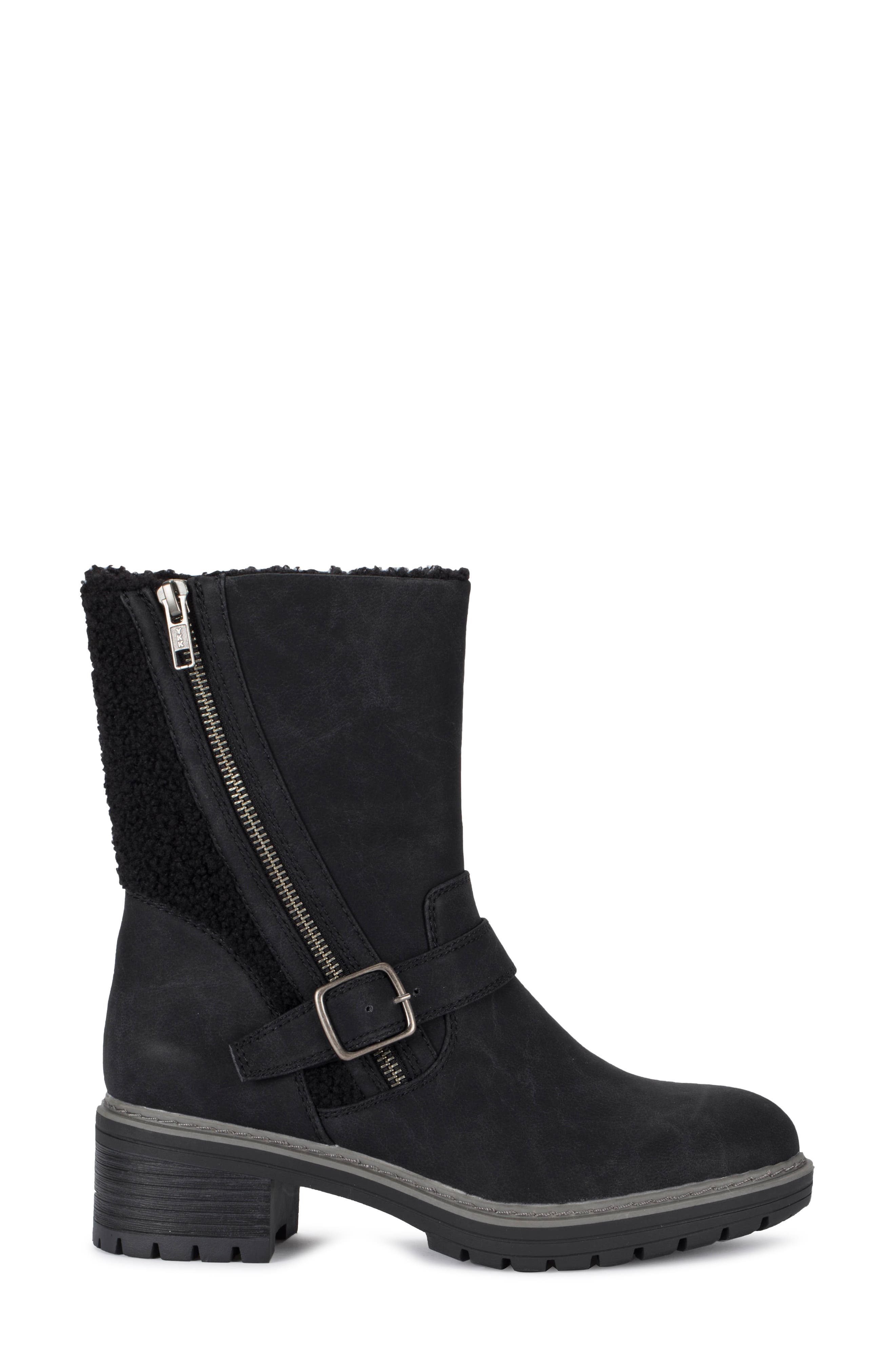 BARETRAPS Alary Faux Fur Moto Boot (Women) | Nordstromrack