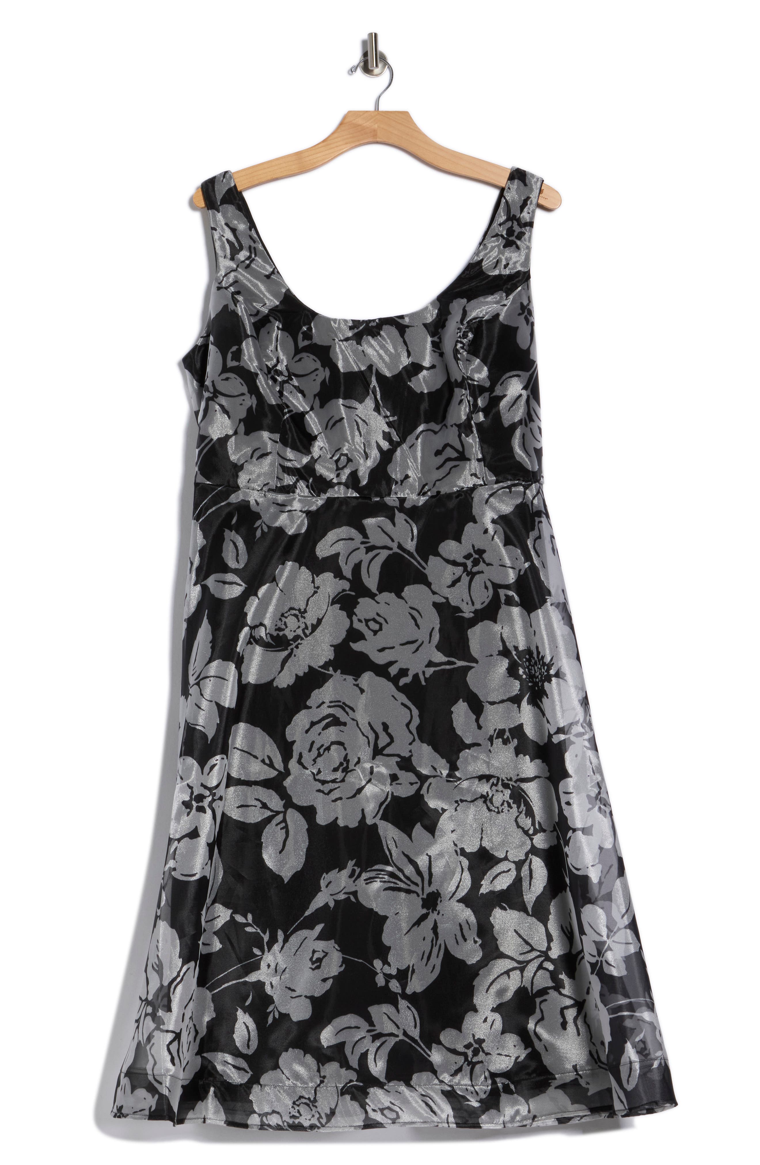 Oleg Cassini Printed Organza Party Dress | Nordstromrack
