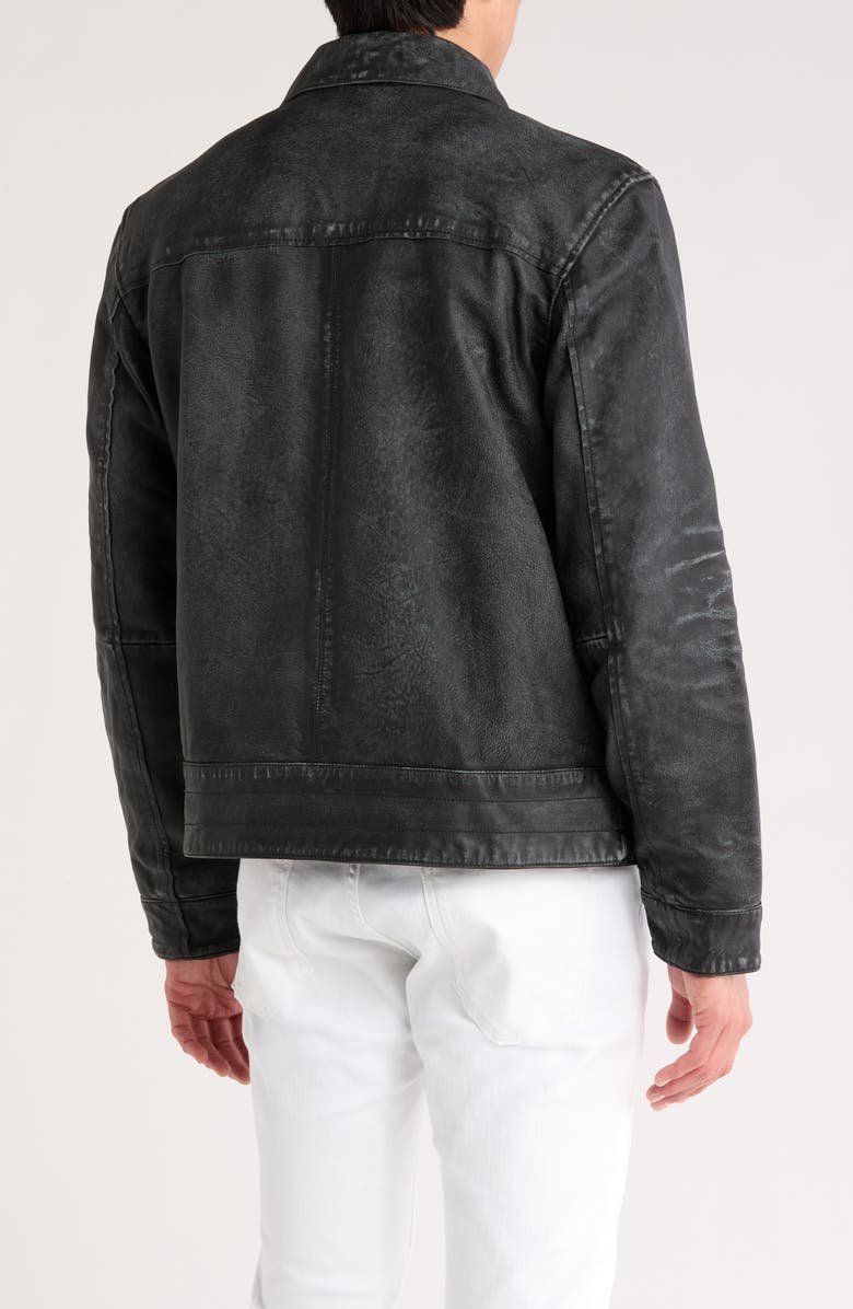 John Varvatos Asher Heritage Leather Jacket | Nordstromrack