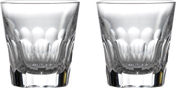Waterford Jeff Leatham Icon Set of 2 Lead Crystal Double Old Fashioned ...