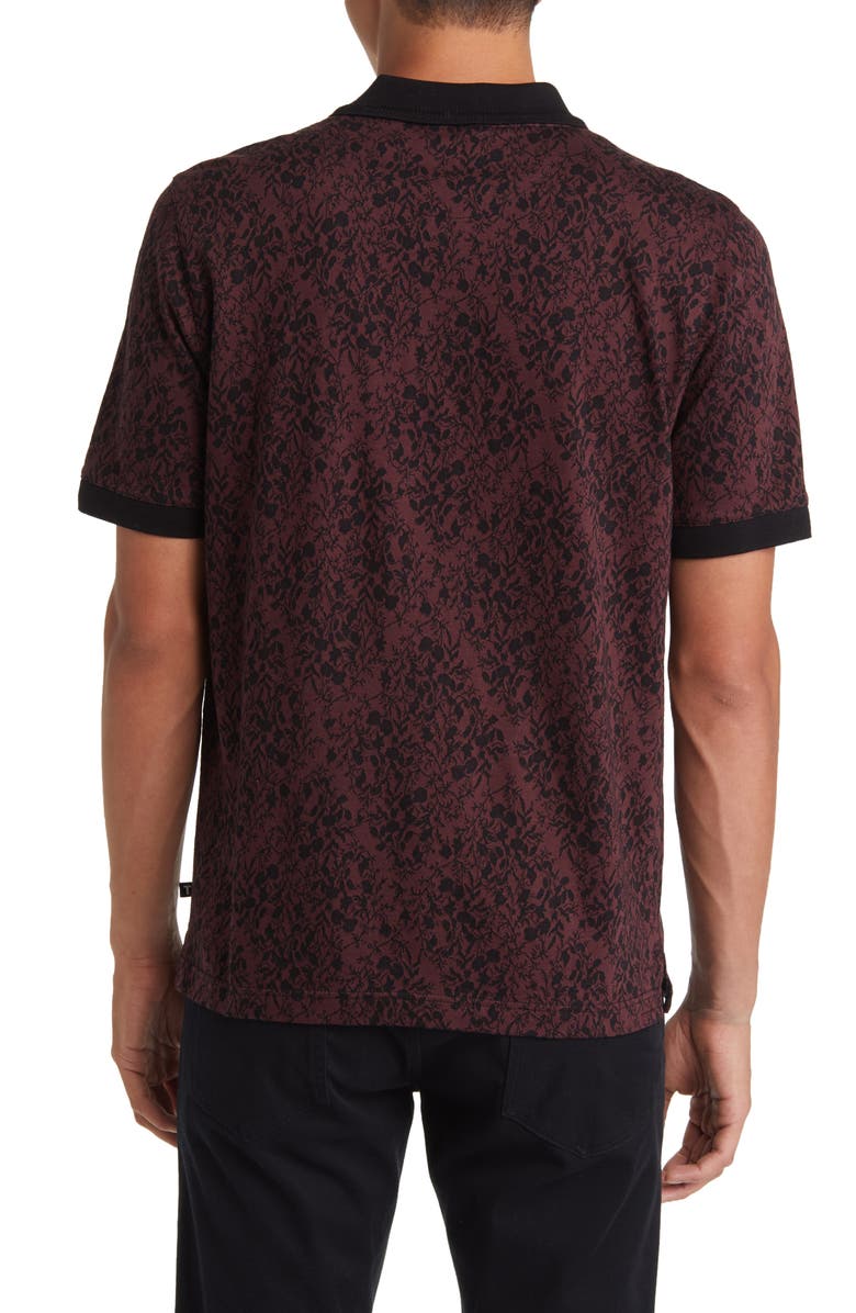 Ted Baker London Ealis Regular Fit Floral Jacquard Polo | Nordstrom