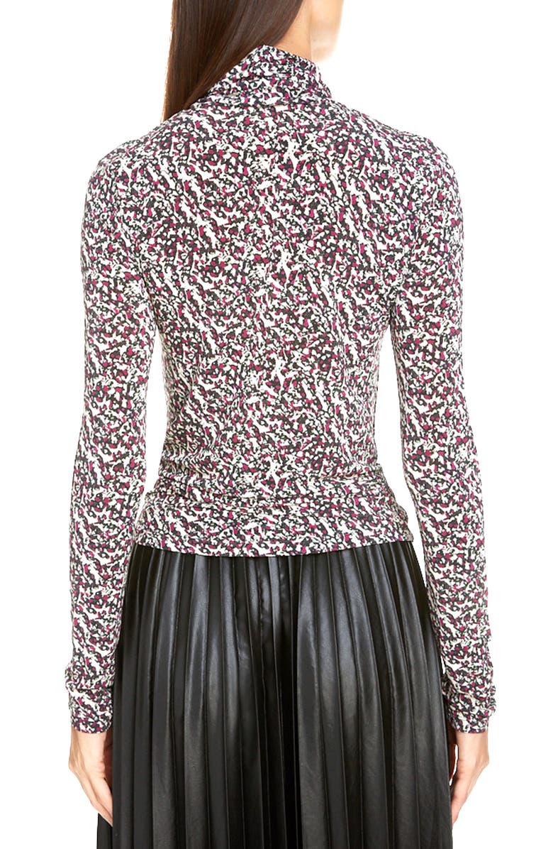 Isabel Marant Print Jersey Turtleneck Top | Nordstromrack
