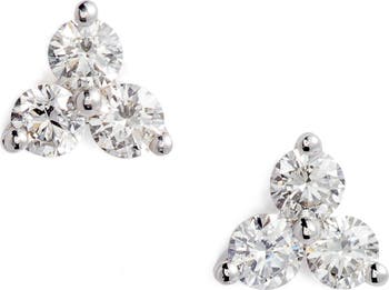 EF Collection Diamond Trio Stud Earrings | Nordstrom