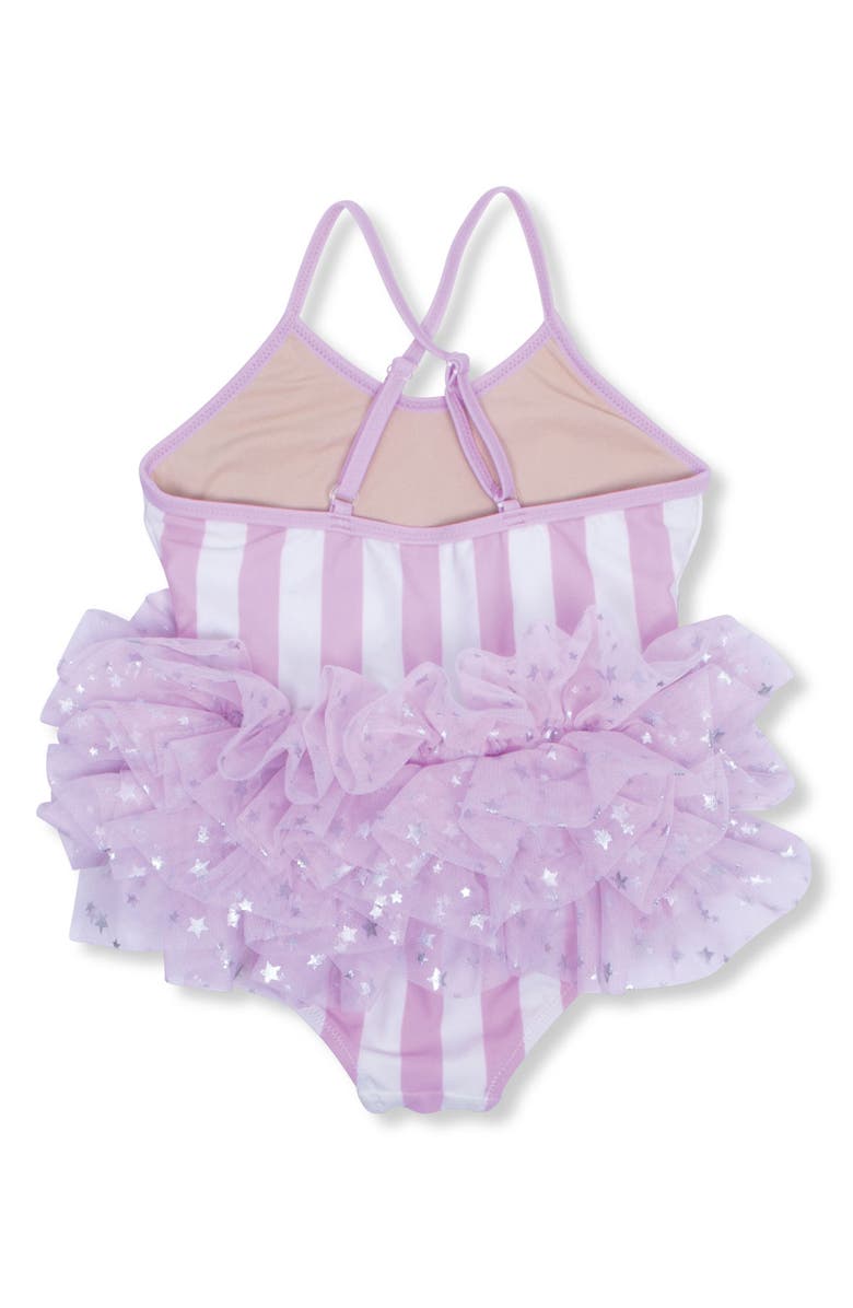 Shade Critters Kids' Princess Stripe Tutu One-Piece Swimsuit ...