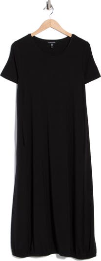 Eileen Fisher Stretch Jersey Lantern Shift Dress | Nordstromrack