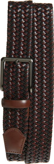 Original Penguin Braided Stretch Leather Belt | Nordstromrack