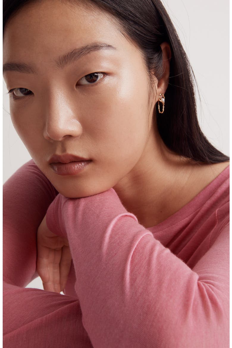 Freshwater Pearl Chain Drop Earrings (Women) | Nordstromrack