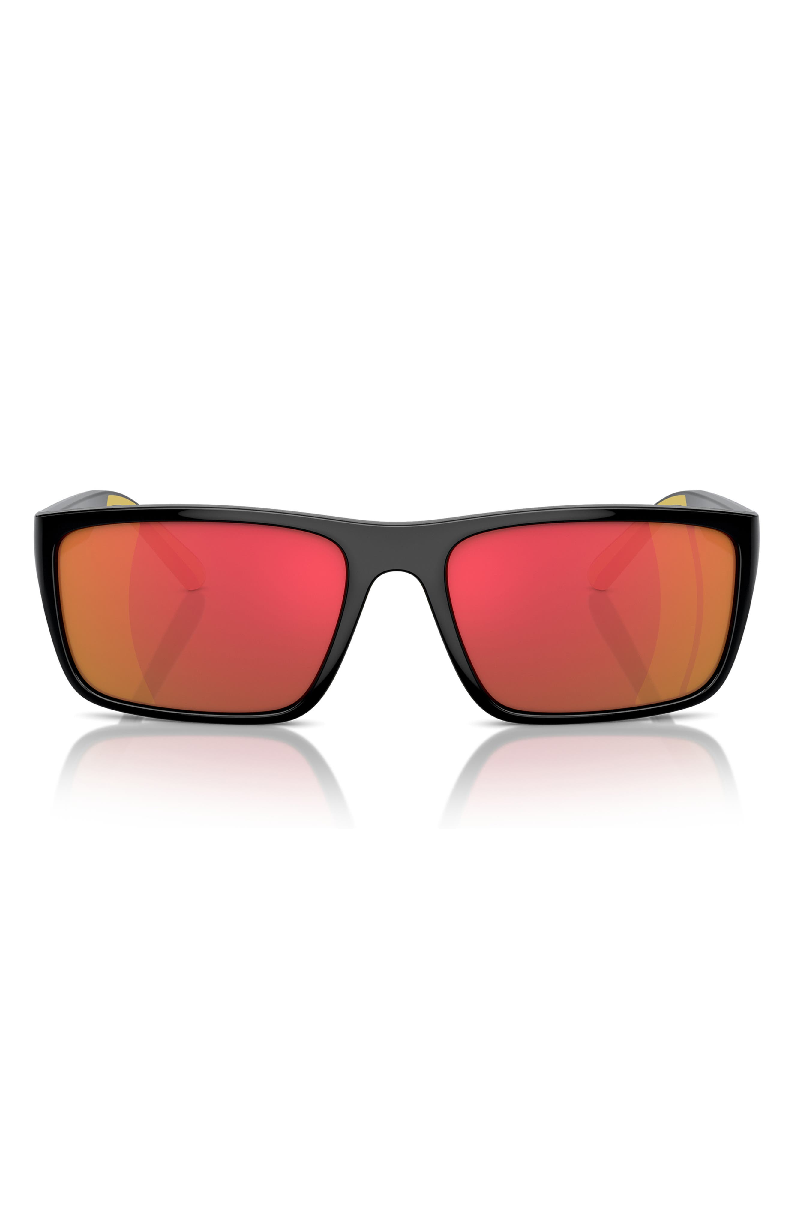 59mm Mirrored Rectangular Sunglasses (Men) | Nordstrom