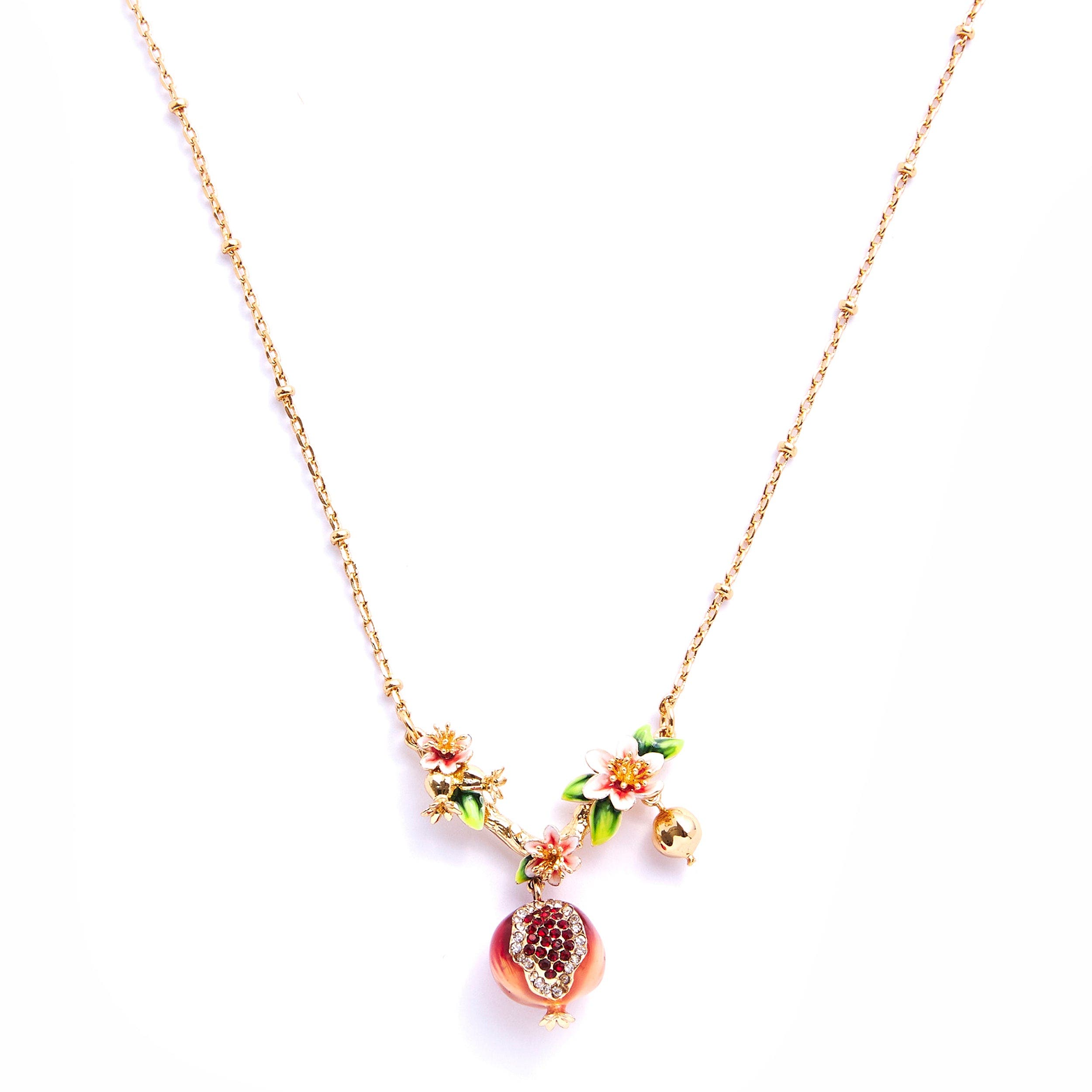 Bill Skinner Studio Pomegranate Necklace In Gold | ModeSens