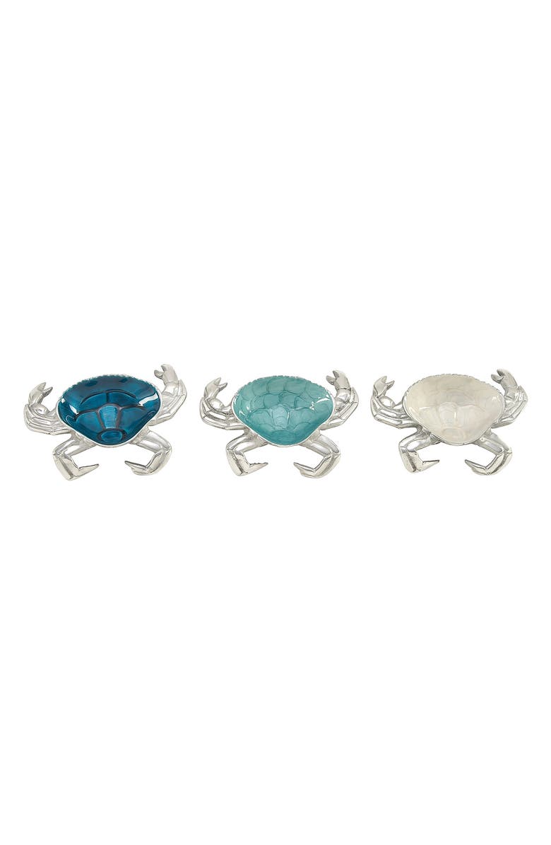 WILLOW ROW Silver Aluminum Coastal Serving Bowl - Set of 3 | Nordstromrack