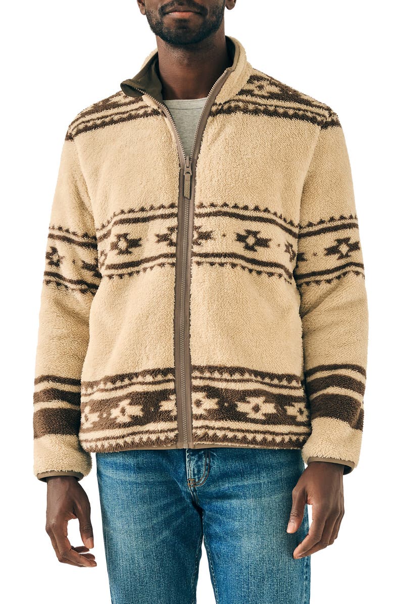 Faherty Steven Paul Judd Reversible Recycled Polyester Fleece Jacket ...
