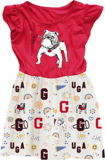 Wes & Willy Toddler Wes & Willy Red Georgia Bulldogs Vault Princess ...