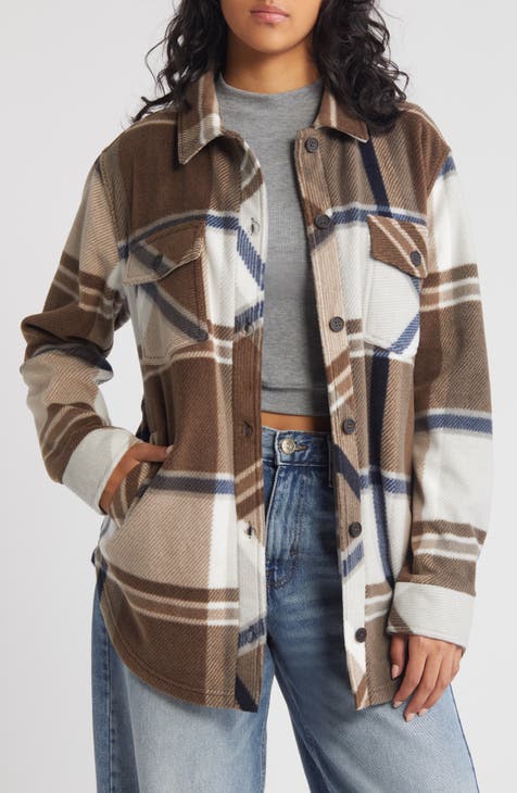 Women's Oversized Plaid Tops | Nordstrom