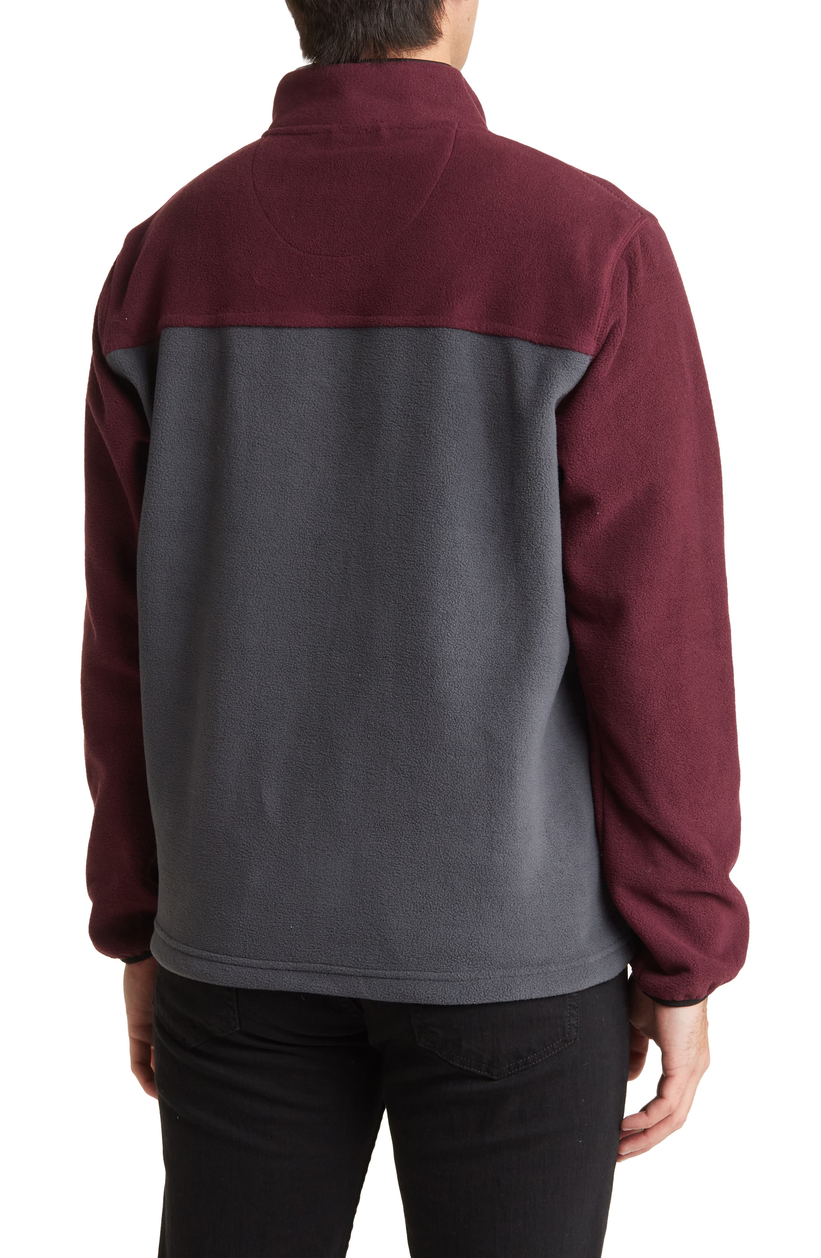HAWKE & CO Quarter Snap Colorblock Fleece Pullover | Nordstromrack