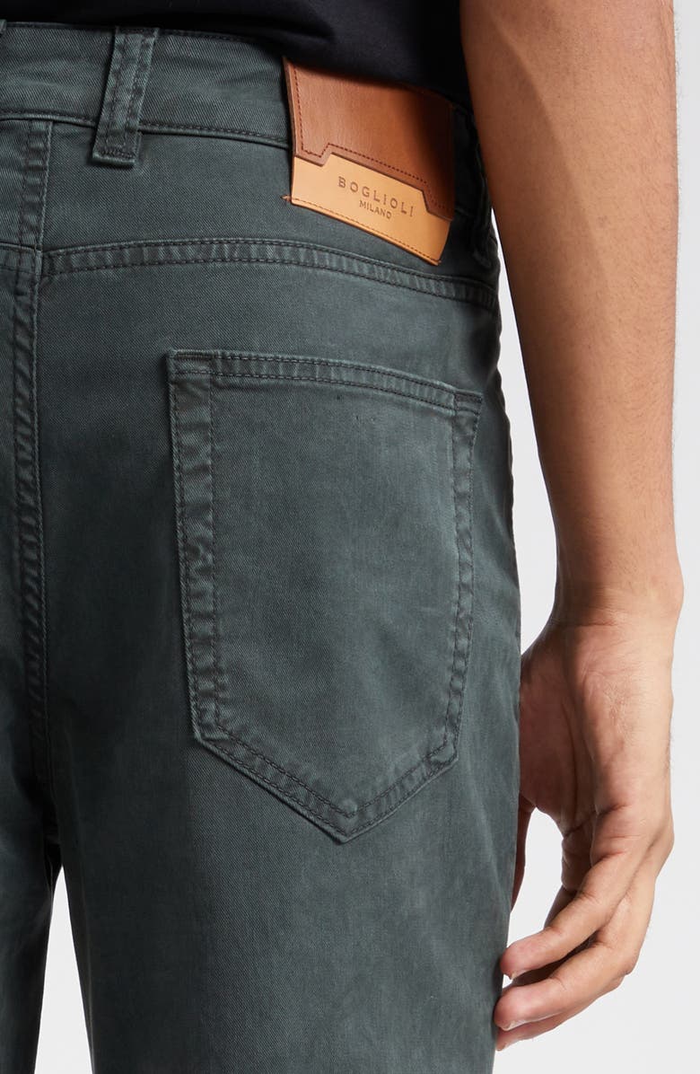 Boglioli Garment Dye Cotton & Silk Stretch Denim Jeans | Nordstrom