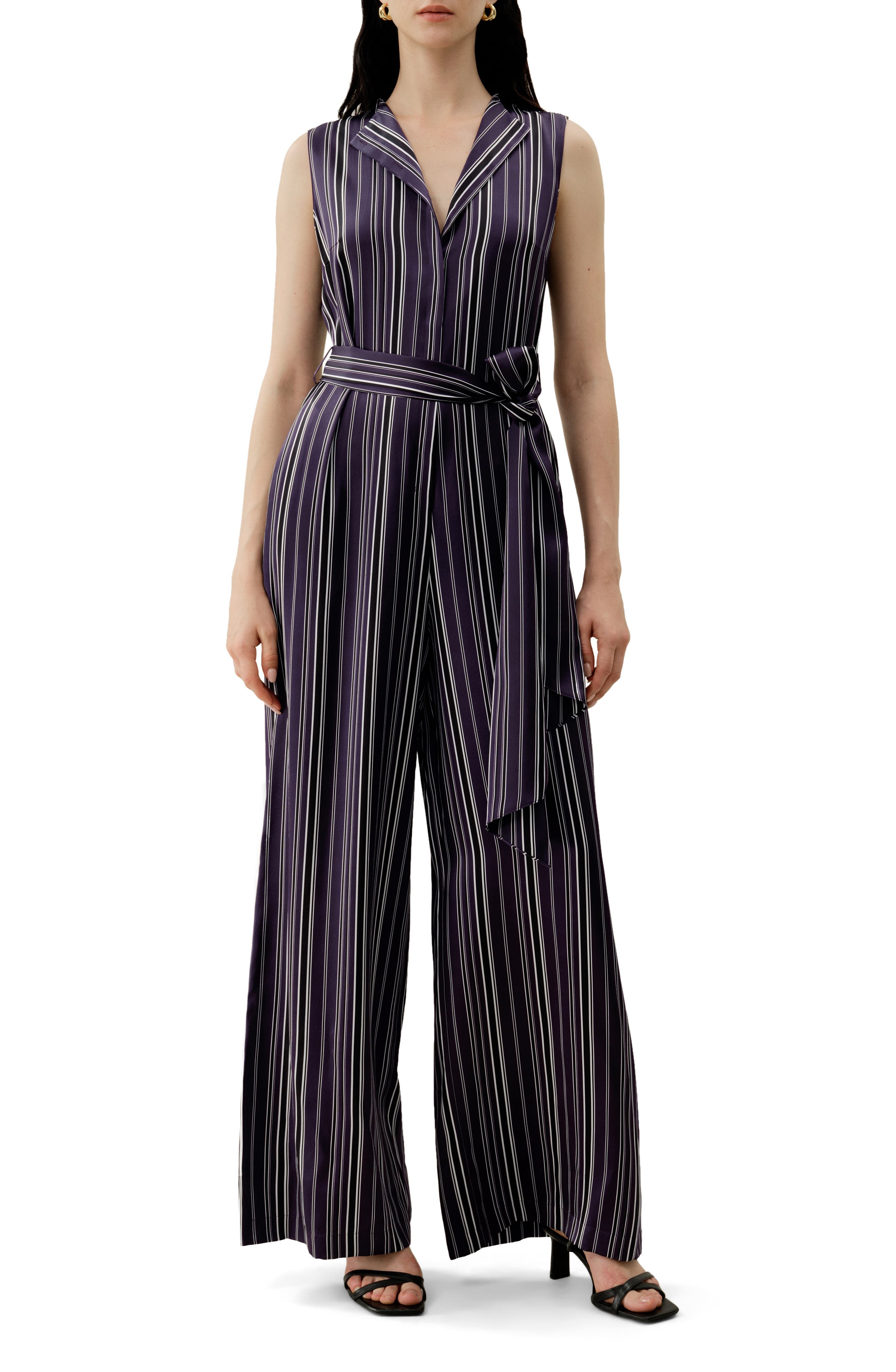 Lilysilk Women's Amethyst Silk Jumpsuit | Nordstrom