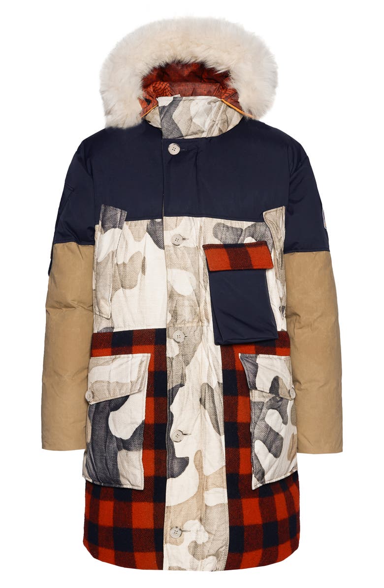 Woolrich x Griffin Second Life Atlantic Genuine Fur Trim Down Parka ...