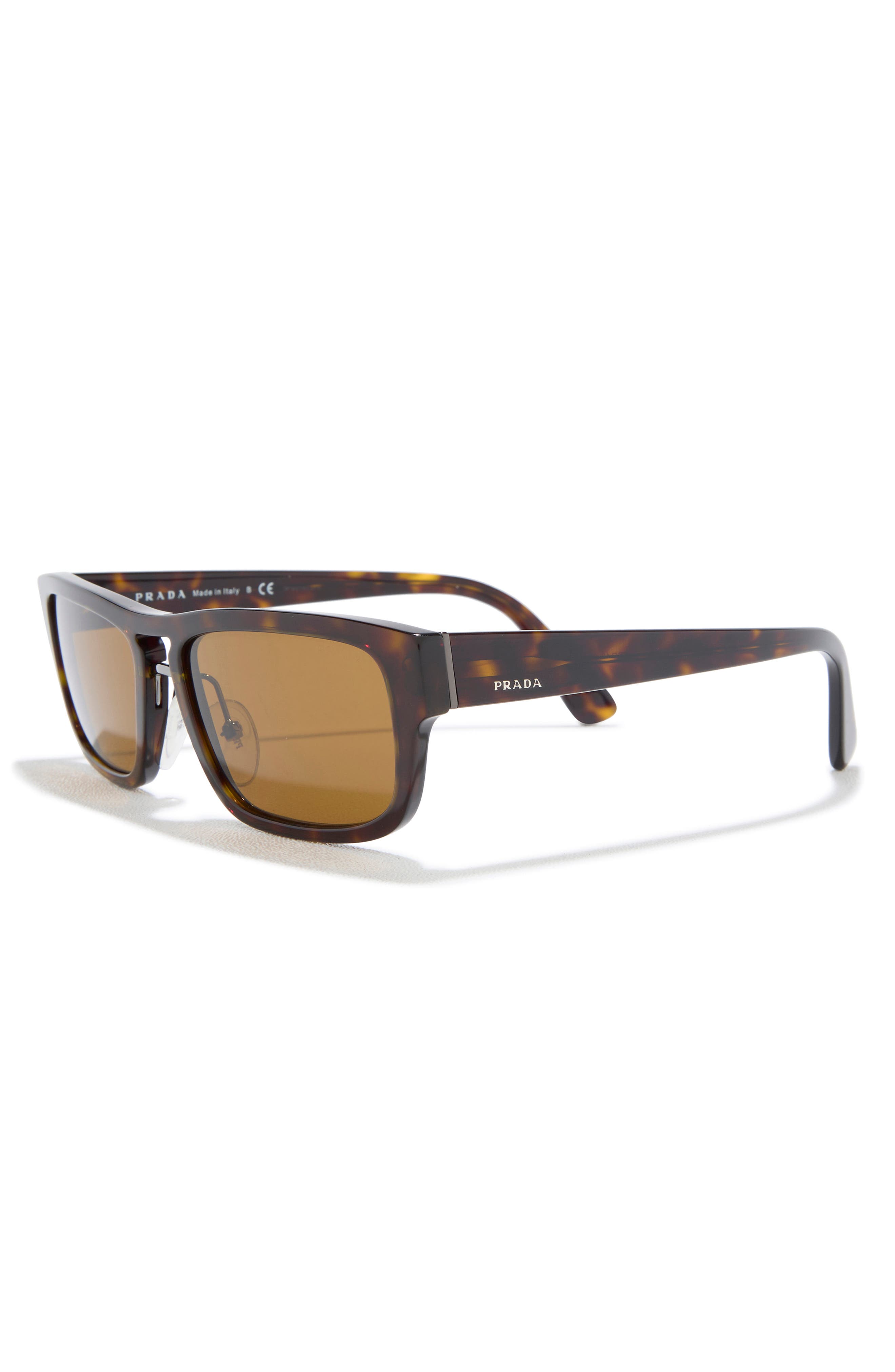 Prada 56mm Rectangle Sunglasses | Nordstromrack